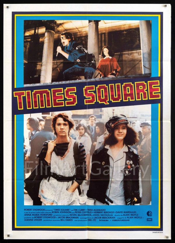 Times Square Movie Poster 1980 Italian 2 Foglio (39x55)