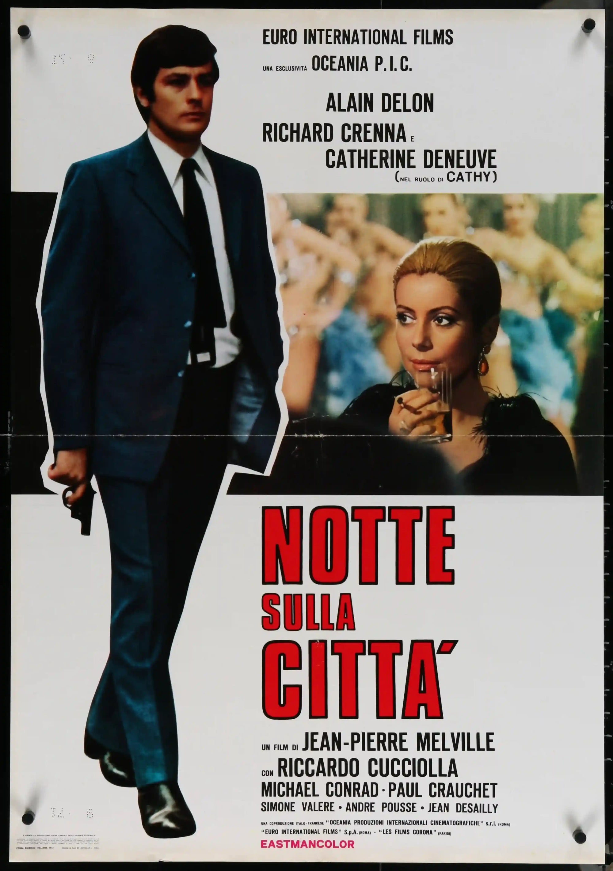 Un Flic Movie Poster 1972 94x126