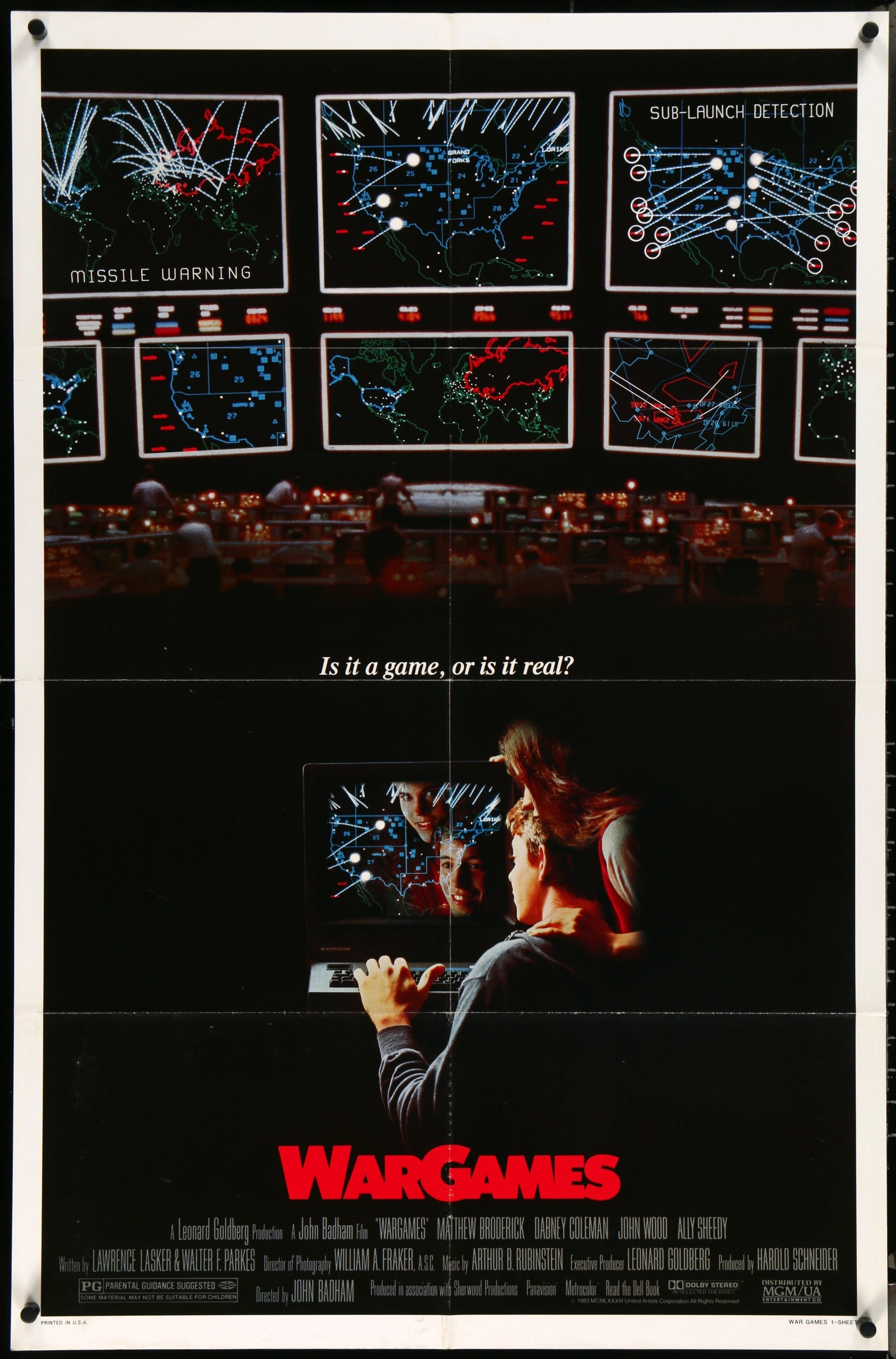 Wargames Movie Poster 1985 1 Sheet (27x41)