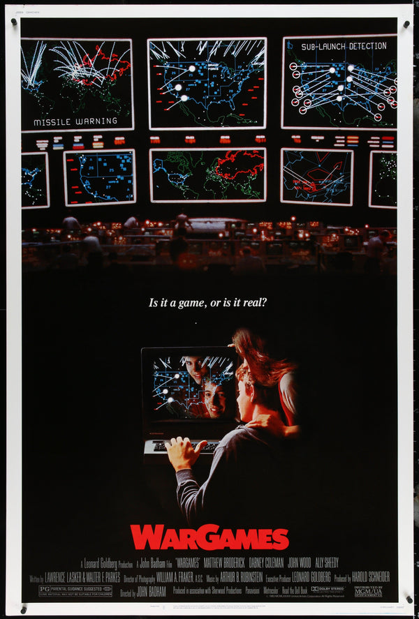 Wargames Movie Poster 1985 (40x60)