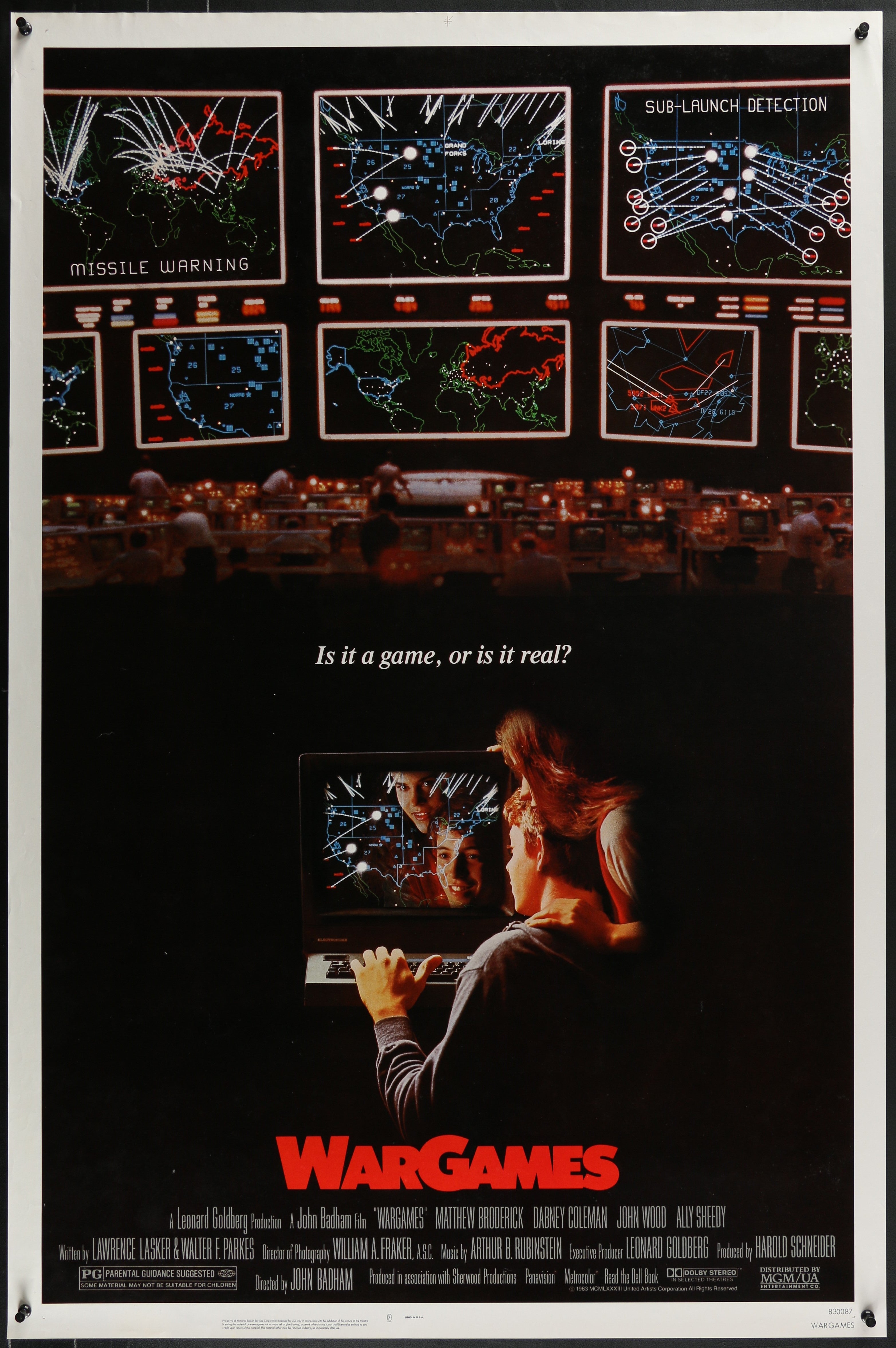 Wargames Movie Poster 1985 1 Sheet (27x41)