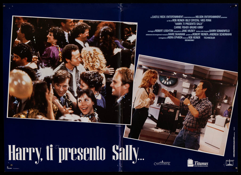 When Harry Met Sally Movie Poster 1990 Italian Photobusta (18x26 ...