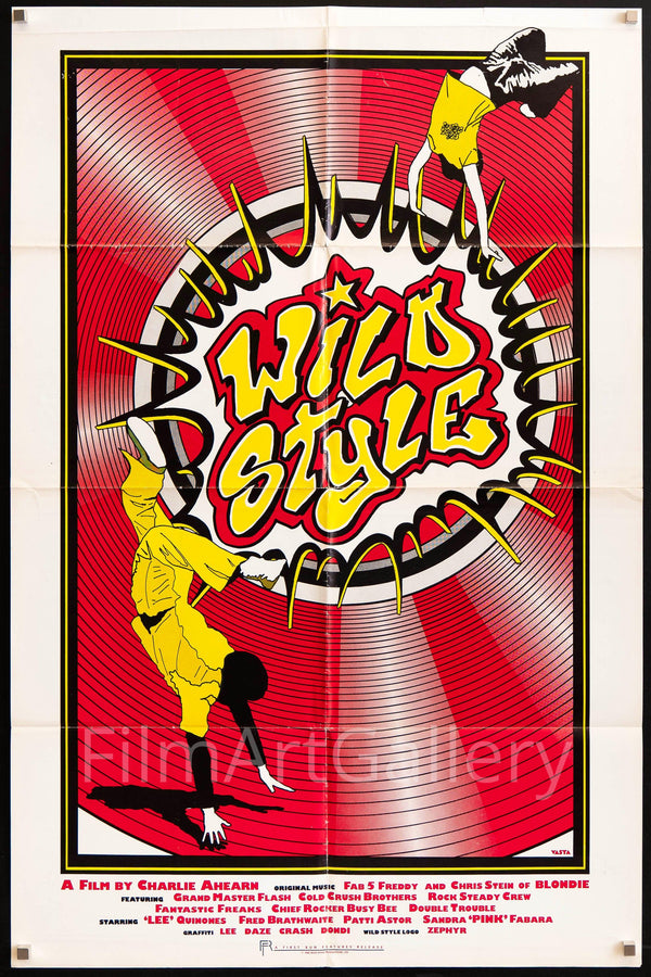 Wild Style Movie Poster 1983 Italian 1 foglio (26x37)