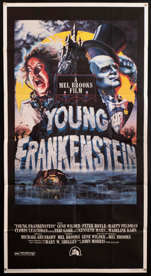 Young Frankenstein Movie Poster 1974 3 Sheet (41x81)
