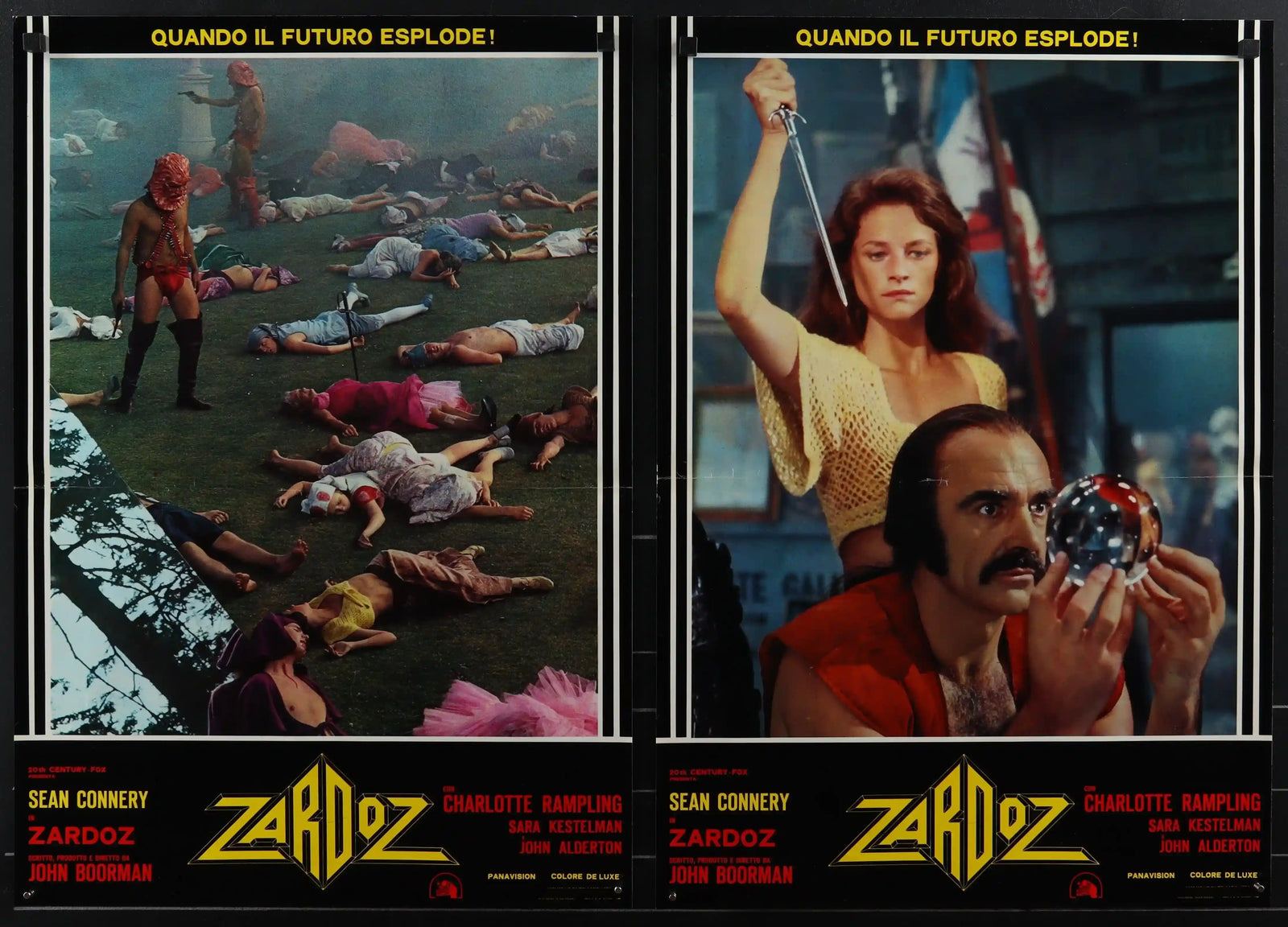 Zardoz Movie Poster 1974 Italian Photobusta (18x26)