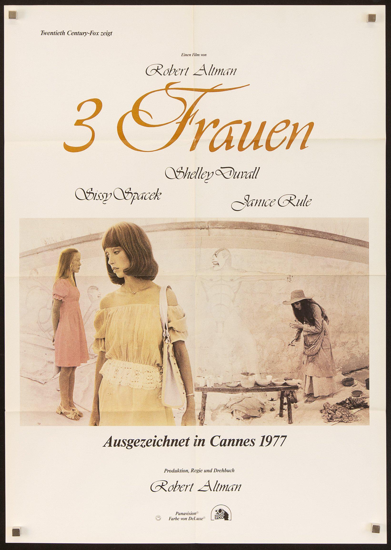 3 Women Movie Poster 1977 German A1 (23x33)