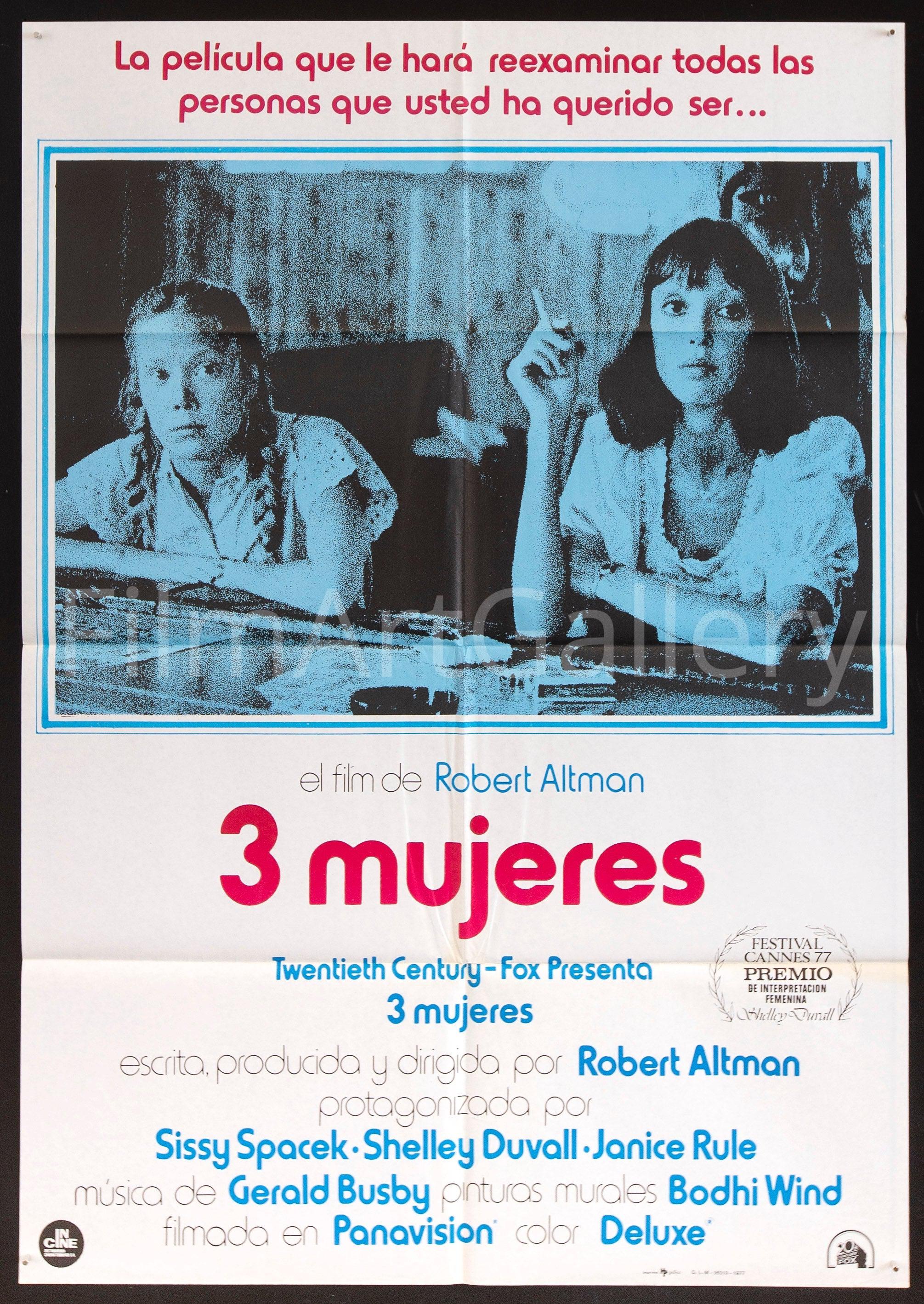 3 Women Movie Poster 1977 1 Sheet (27x41)