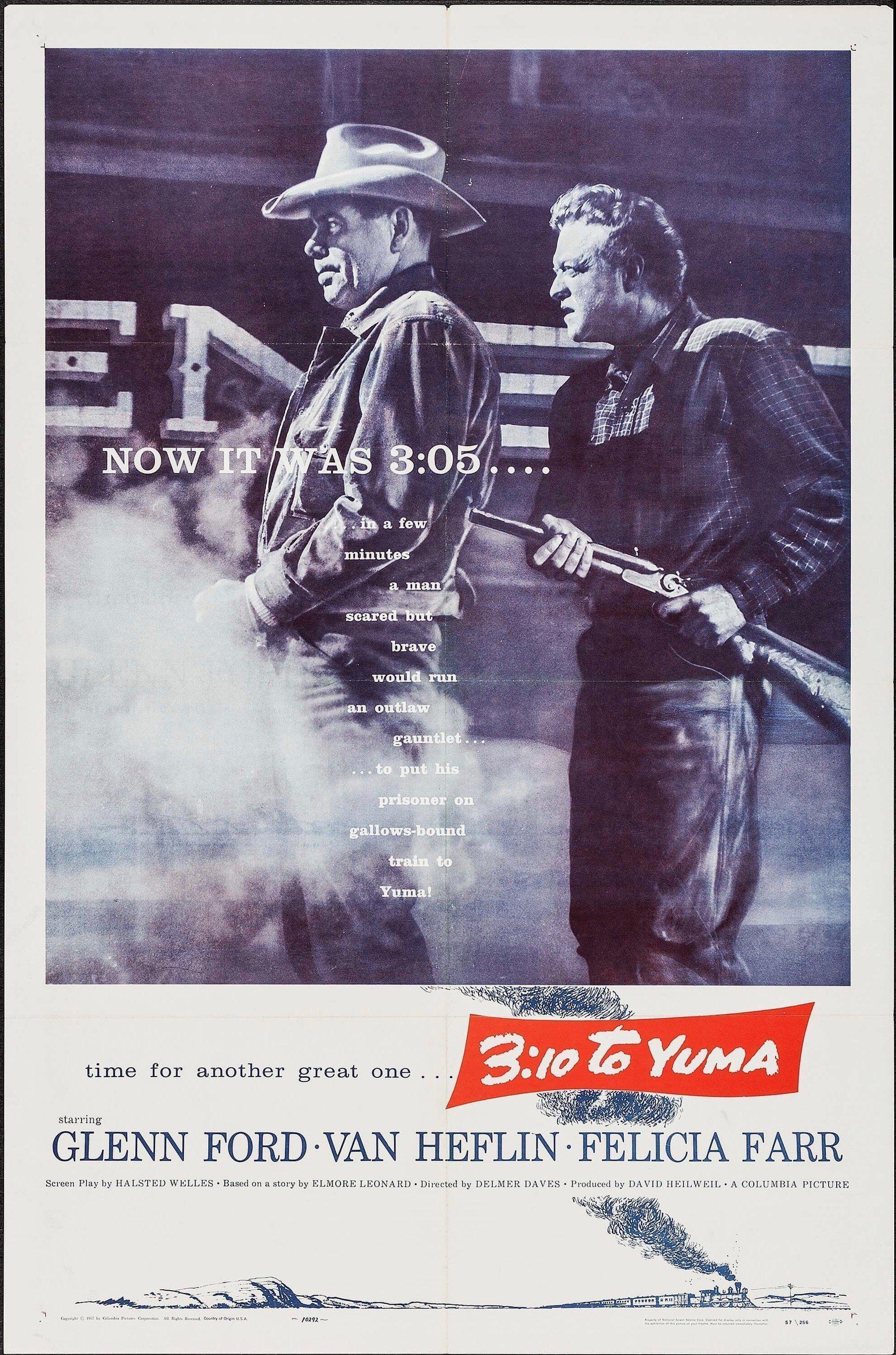 3:10 to Yuma Movie Poster 1957 1 Sheet (27x41)