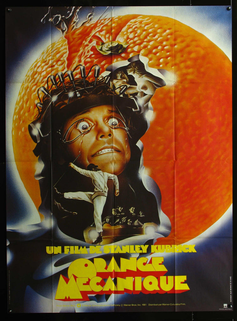 clockwork orange poster framed