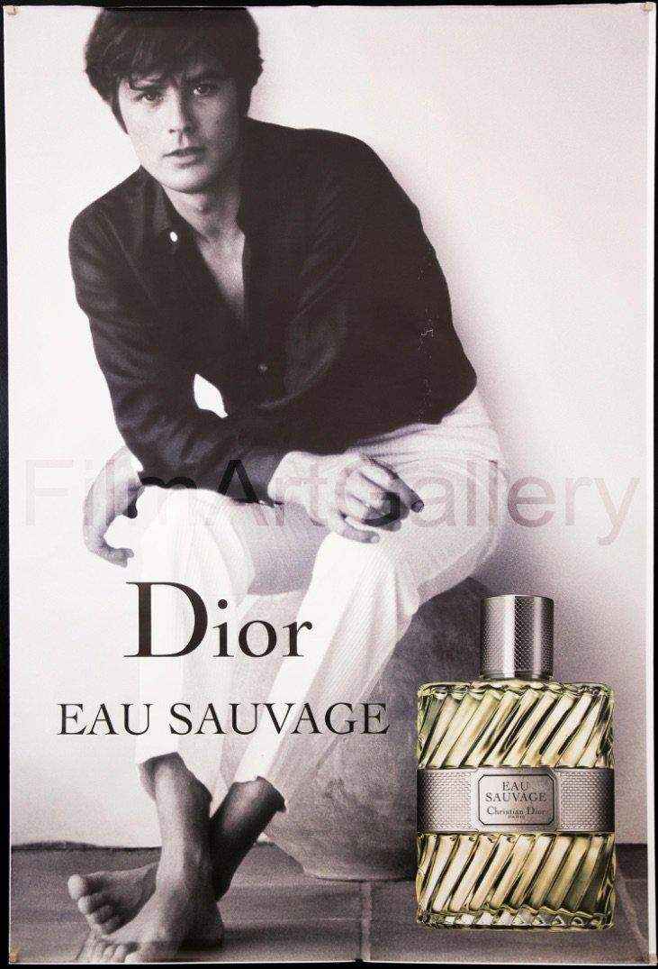 Alain Delon for Eau Sauvage by Christian Dior Poster 2009