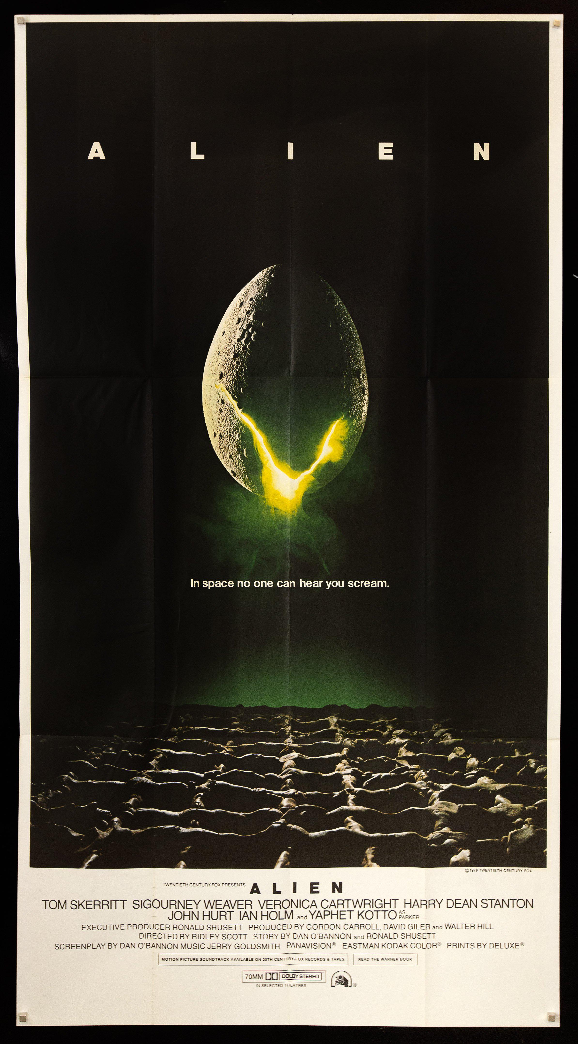 Alien Movie Poster 1979 3 Sheet (41x81)