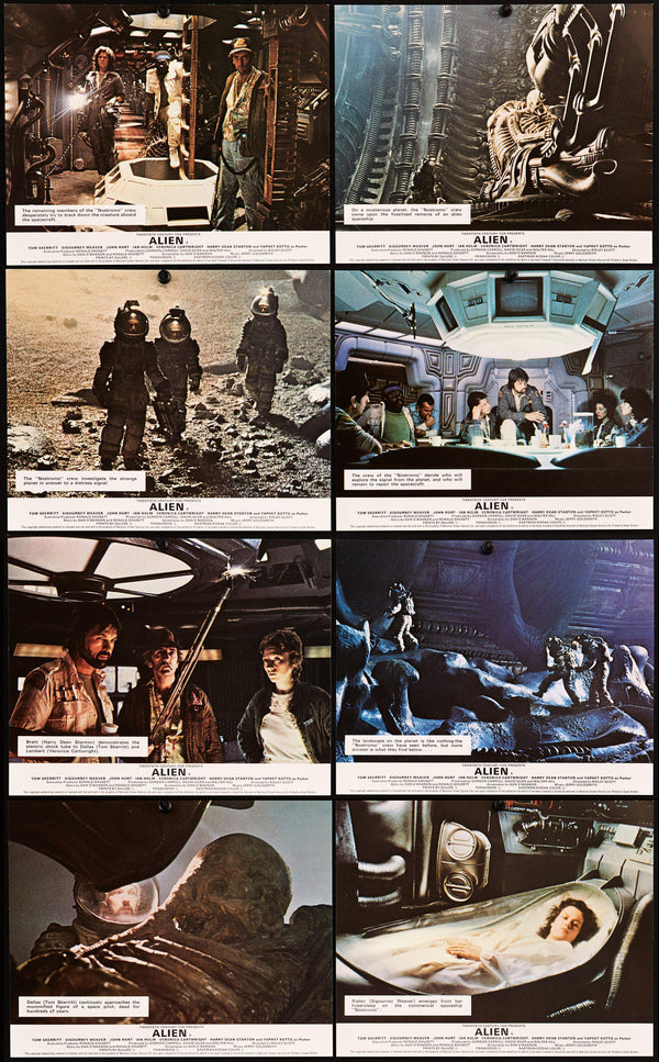 Alien Movie Poster 1979 Mini Lobby Card Set (8x10)