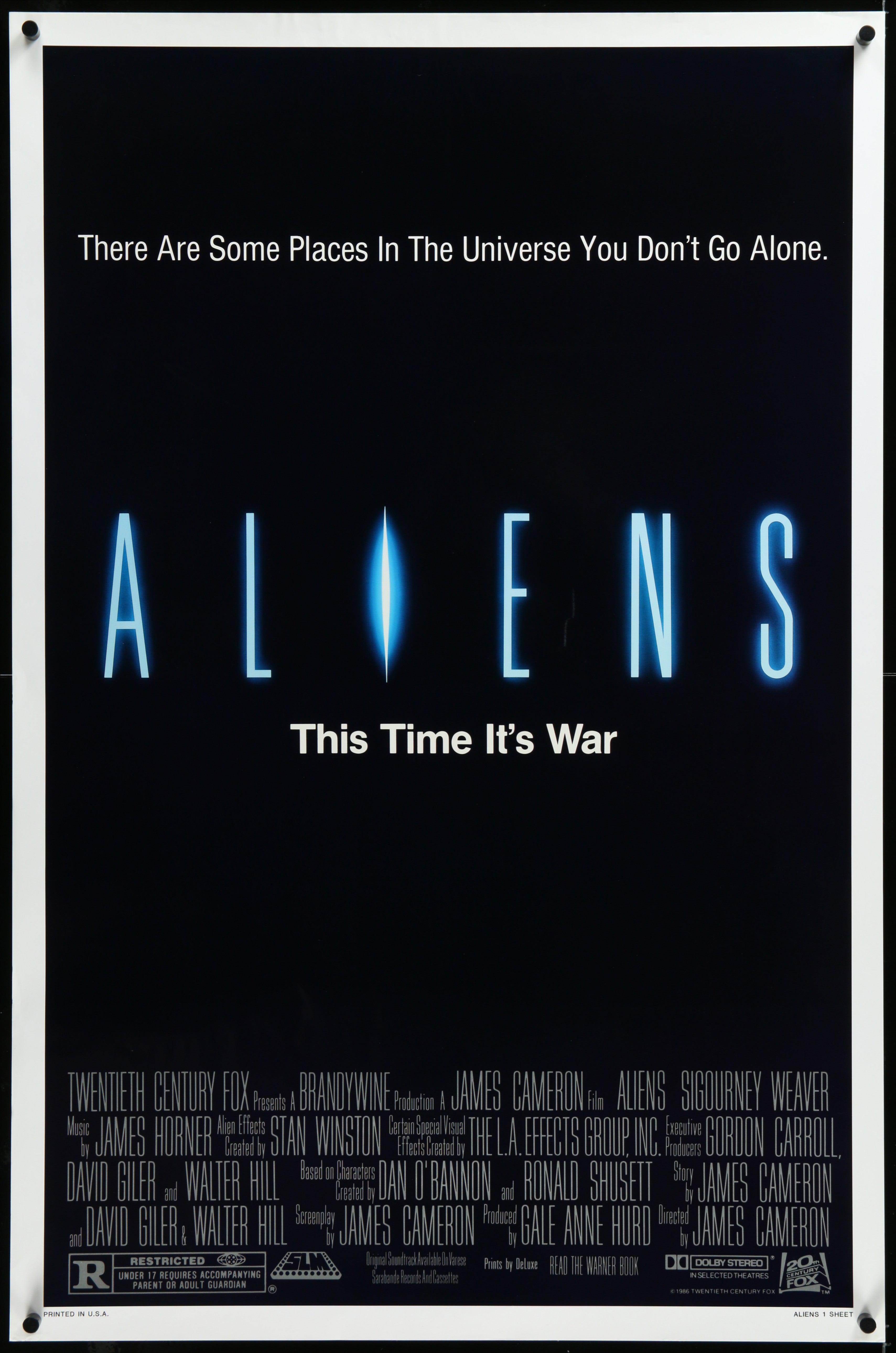 Aliens Movie Poster 1986 1 Sheet (27x41)