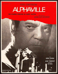 Alphaville Movie Poster 1965 French small (23x32)