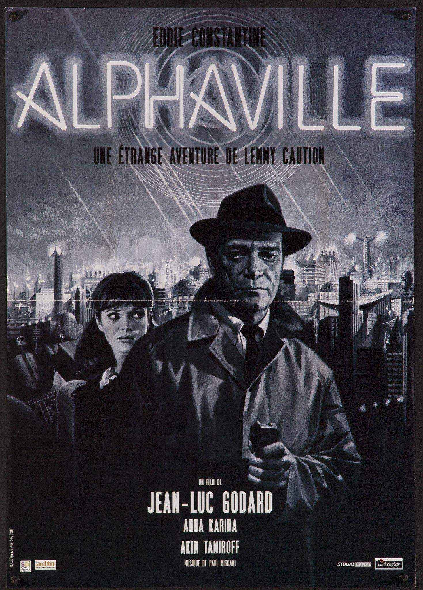 Alphaville Movie Poster 2012 French mini (16x23)