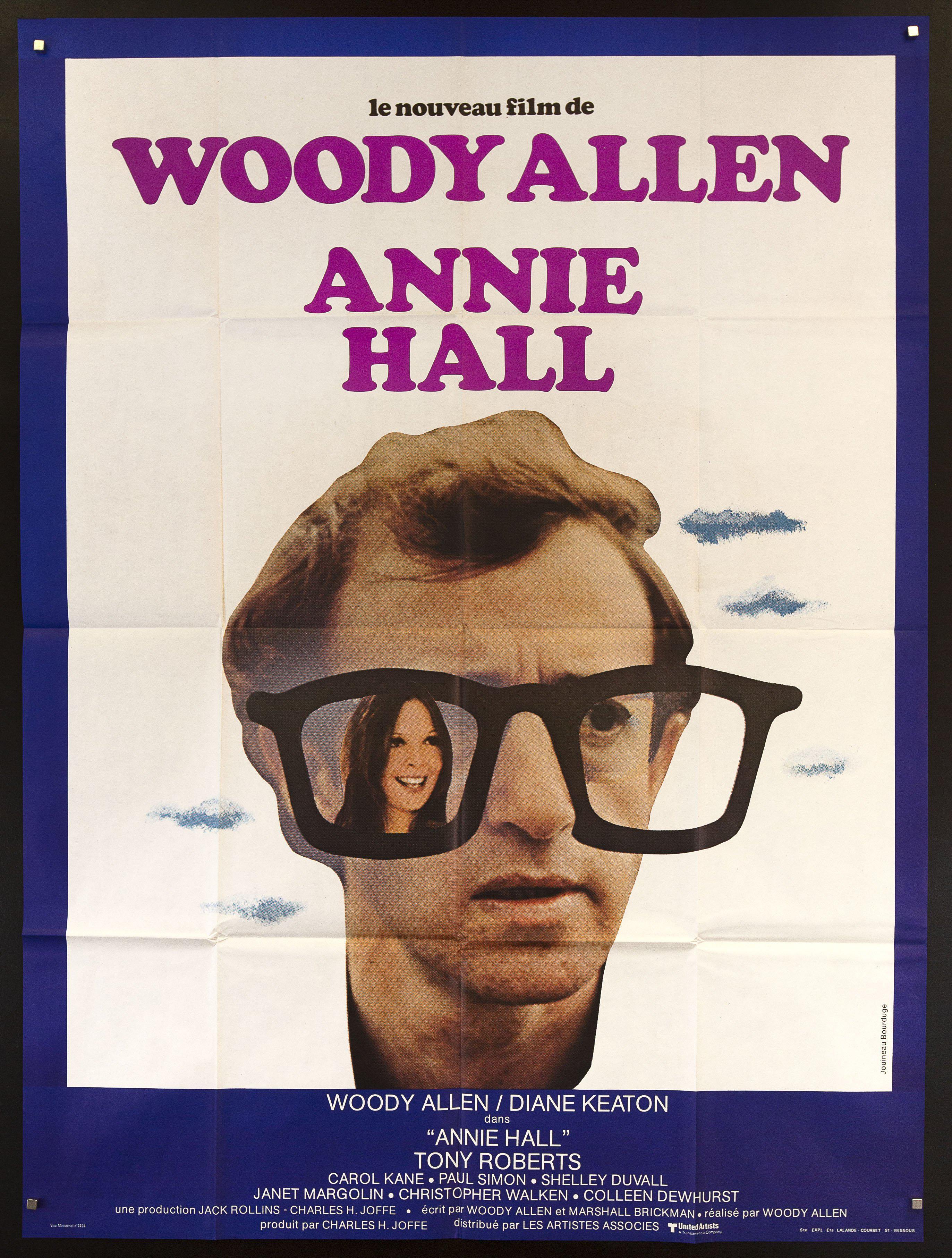 Annie Hall Movie Poster 1977 French 1 panel (47x63)