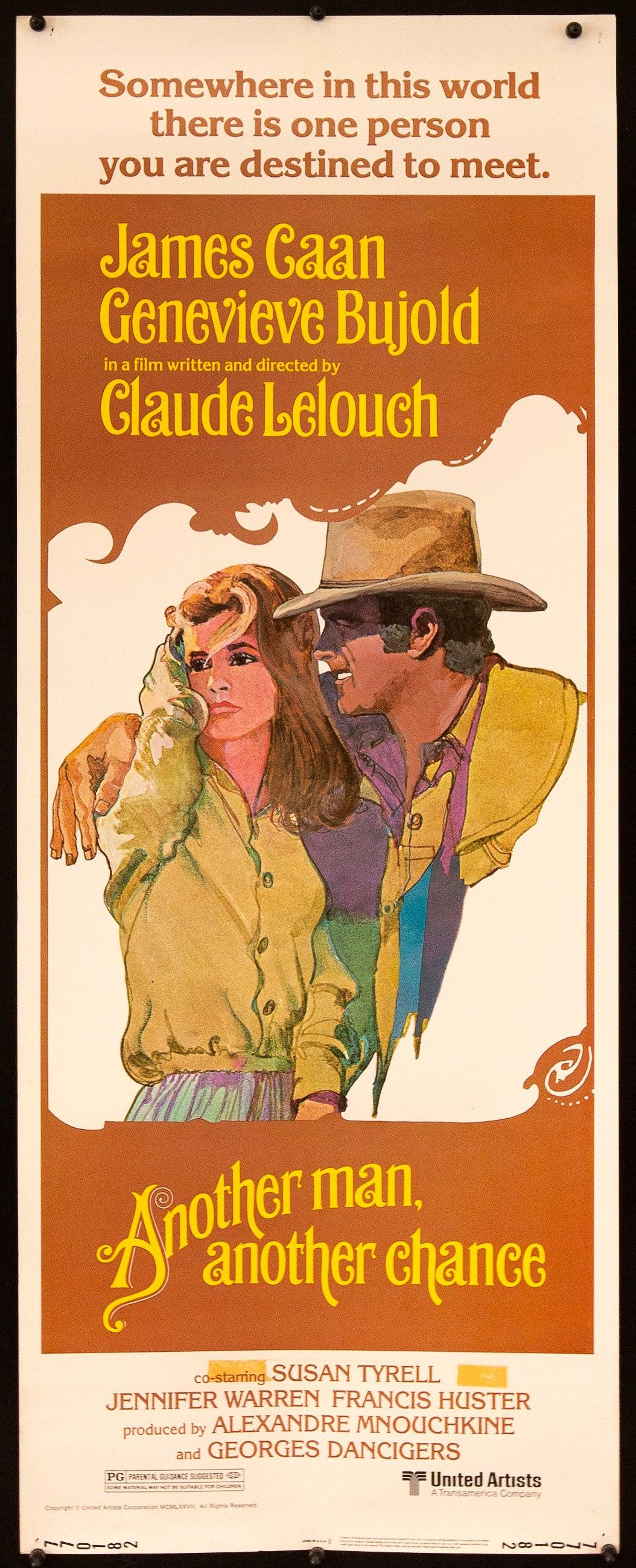 Another Man, Another Chance Movie Poster 1977 Insert (14x36)
