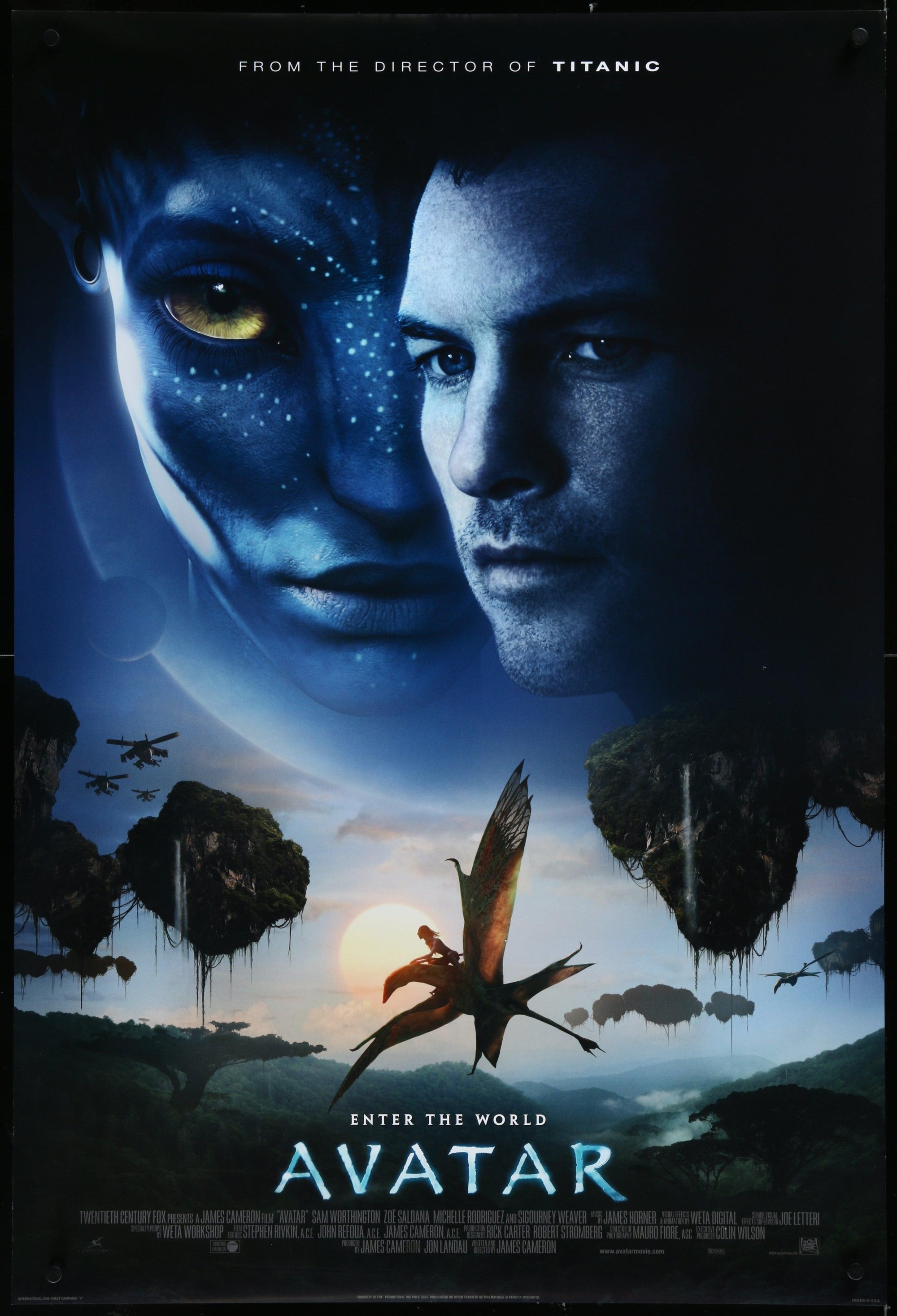 Avatar Movie Poster 2009 1 Sheet (27x41)