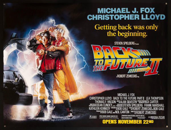 Back to the Future II 2 Movie Poster 1989 Subway 2 Sheet (45x59)
