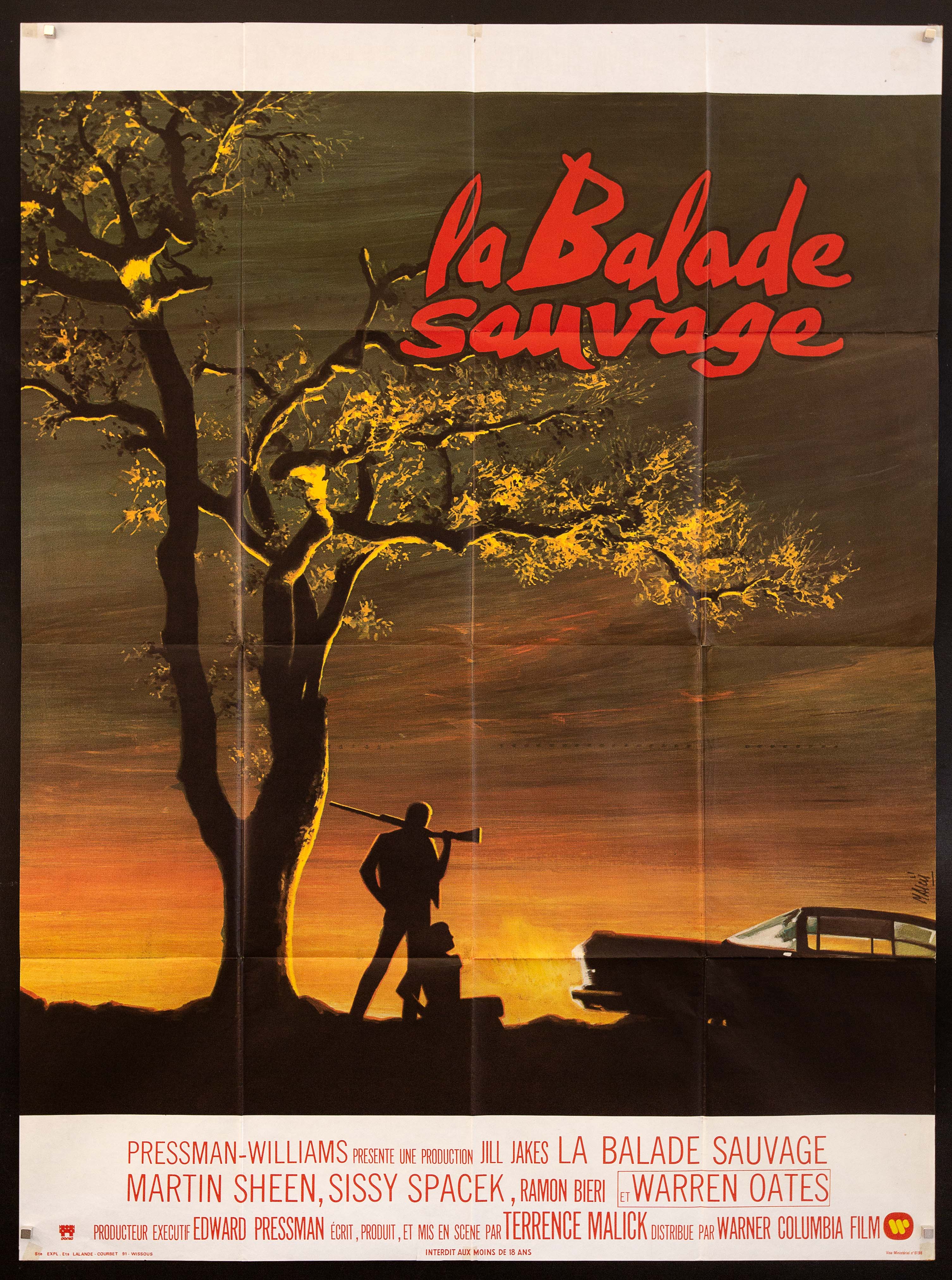 Badlands Movie Poster 1975 French 1 panel (47x63)
