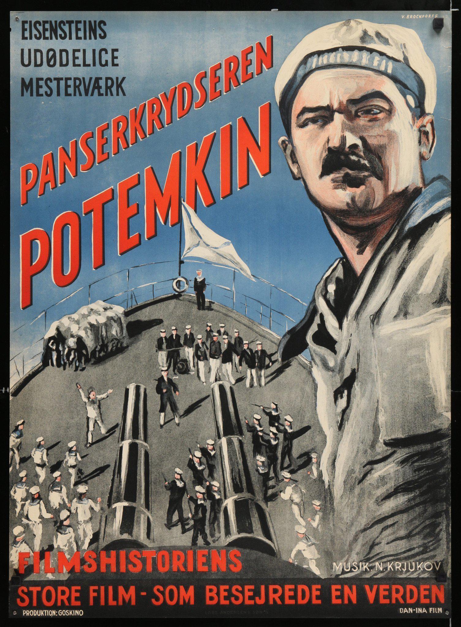Battleship Potemkin Movie Poster 1953 24x33