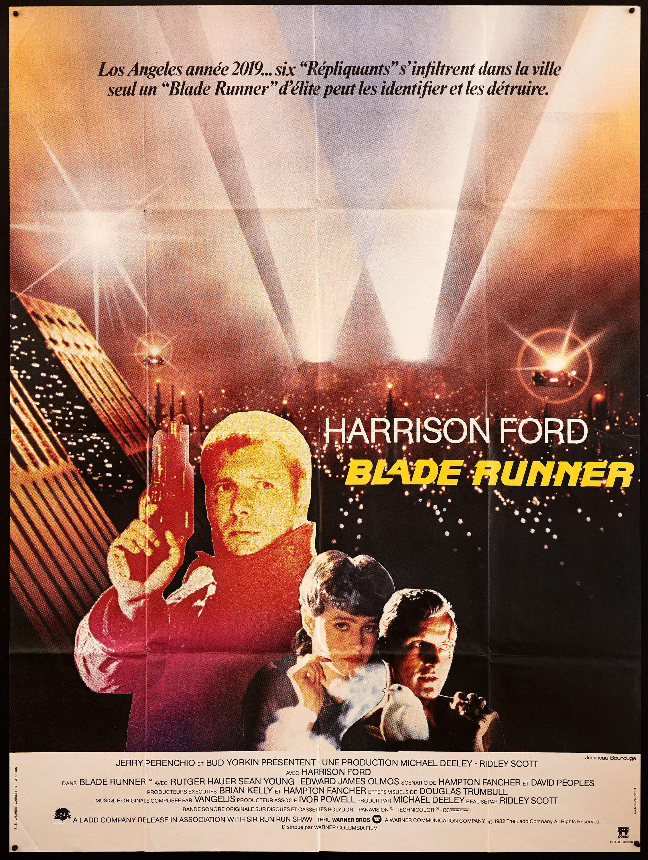 Blade Runner Movie Poster 1982 French 1 panel (47x63)