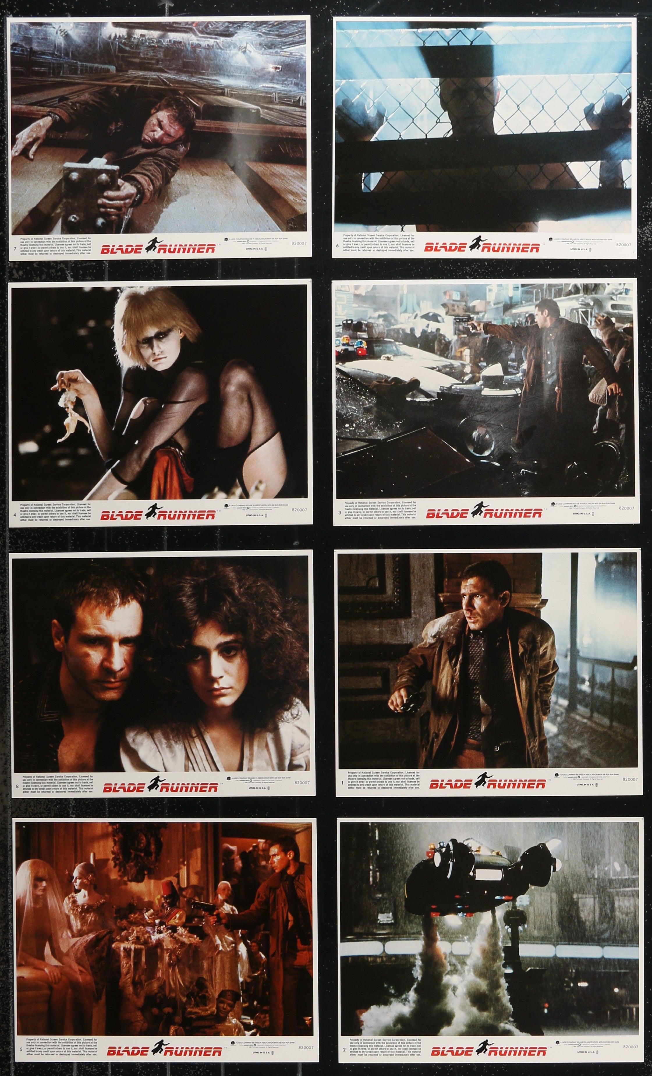 Blade Runner Movie Poster 1982 Mini Lobby Card Set (8-8x10)