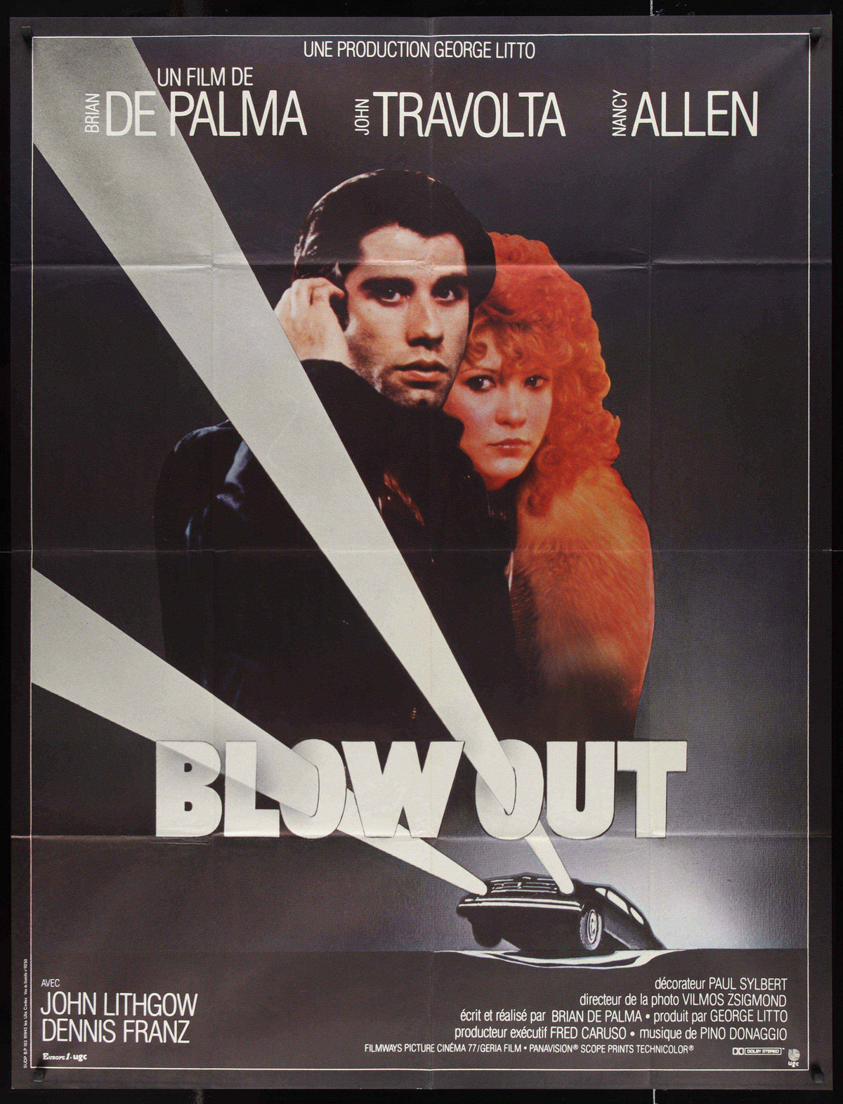 Blow Out Movie Poster 1982 French 1 panel (47x63)