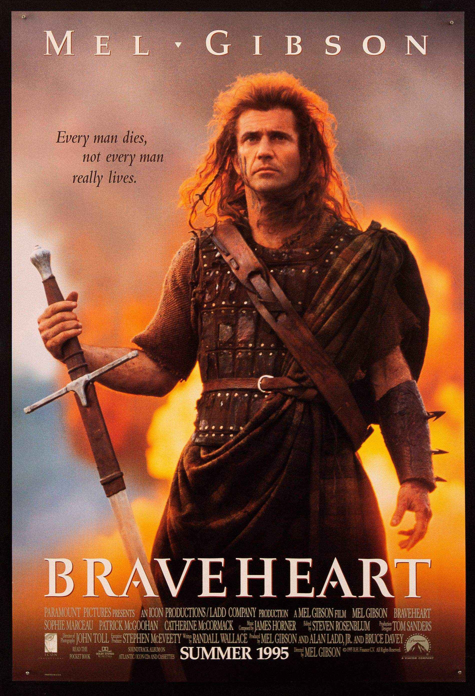 Braveheart Movie Poster 1995 1 Sheet (27x41)