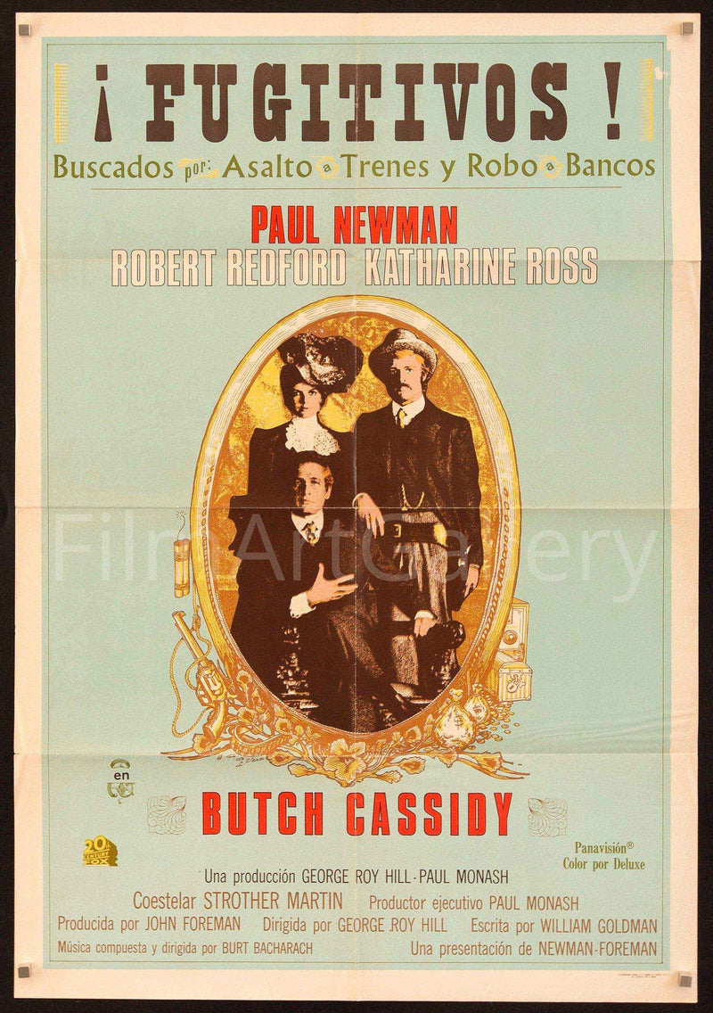 Butch Cassidy and the Sundance Kid Movie Poster 1969 1 Sheet