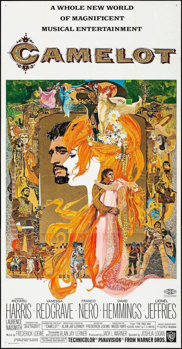 Camelot Movie Poster 1967 3 Sheet (41x81)