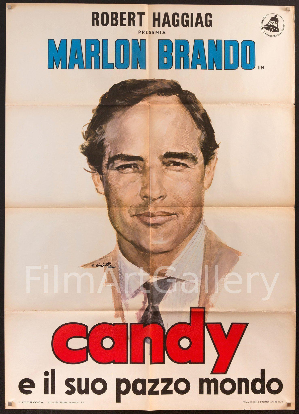 Candy Movie Poster 1970 Italian 2 Foglio (39x55)