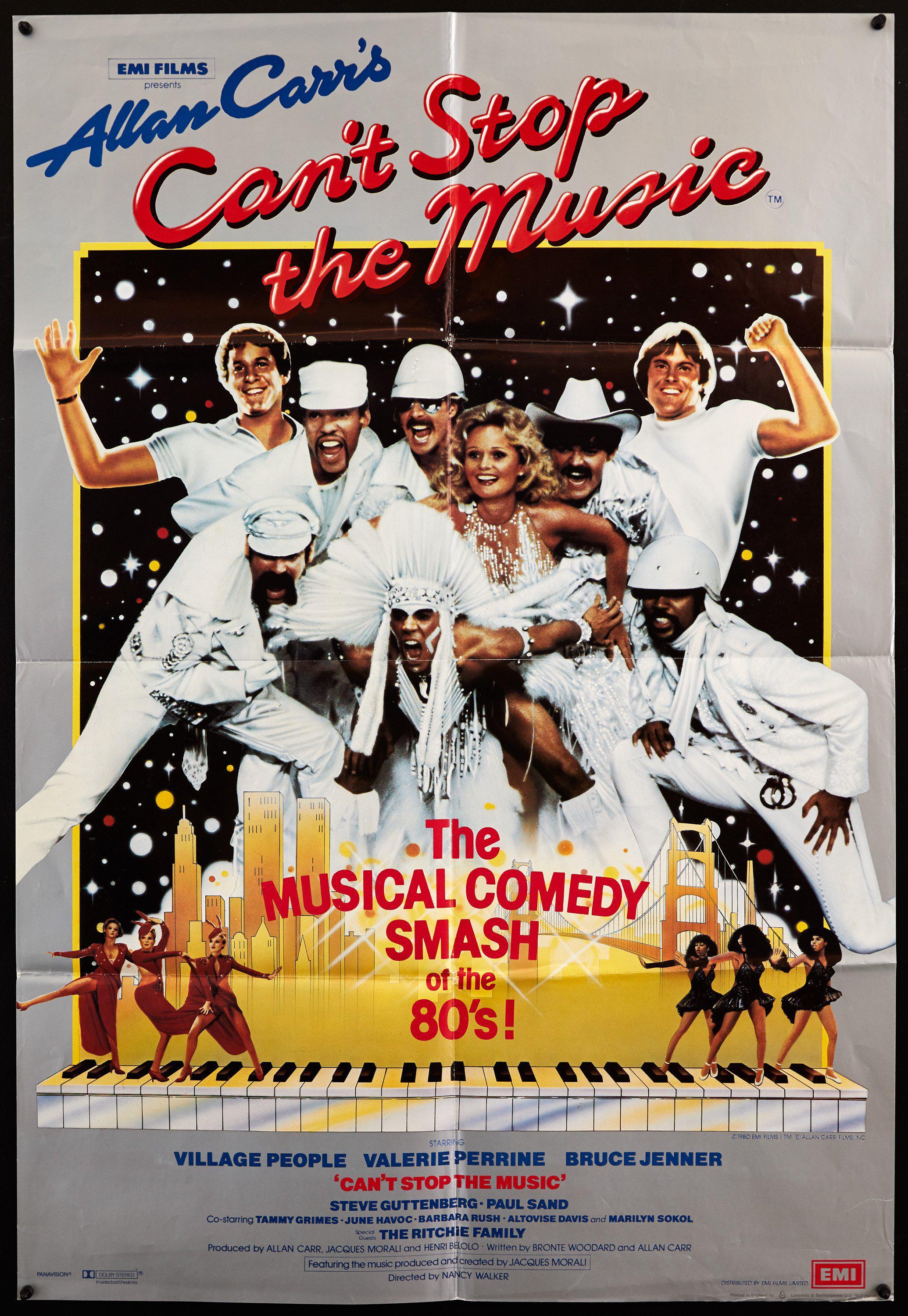 Can't Stop the Music Movie Poster 1980 1 Sheet (27x41)