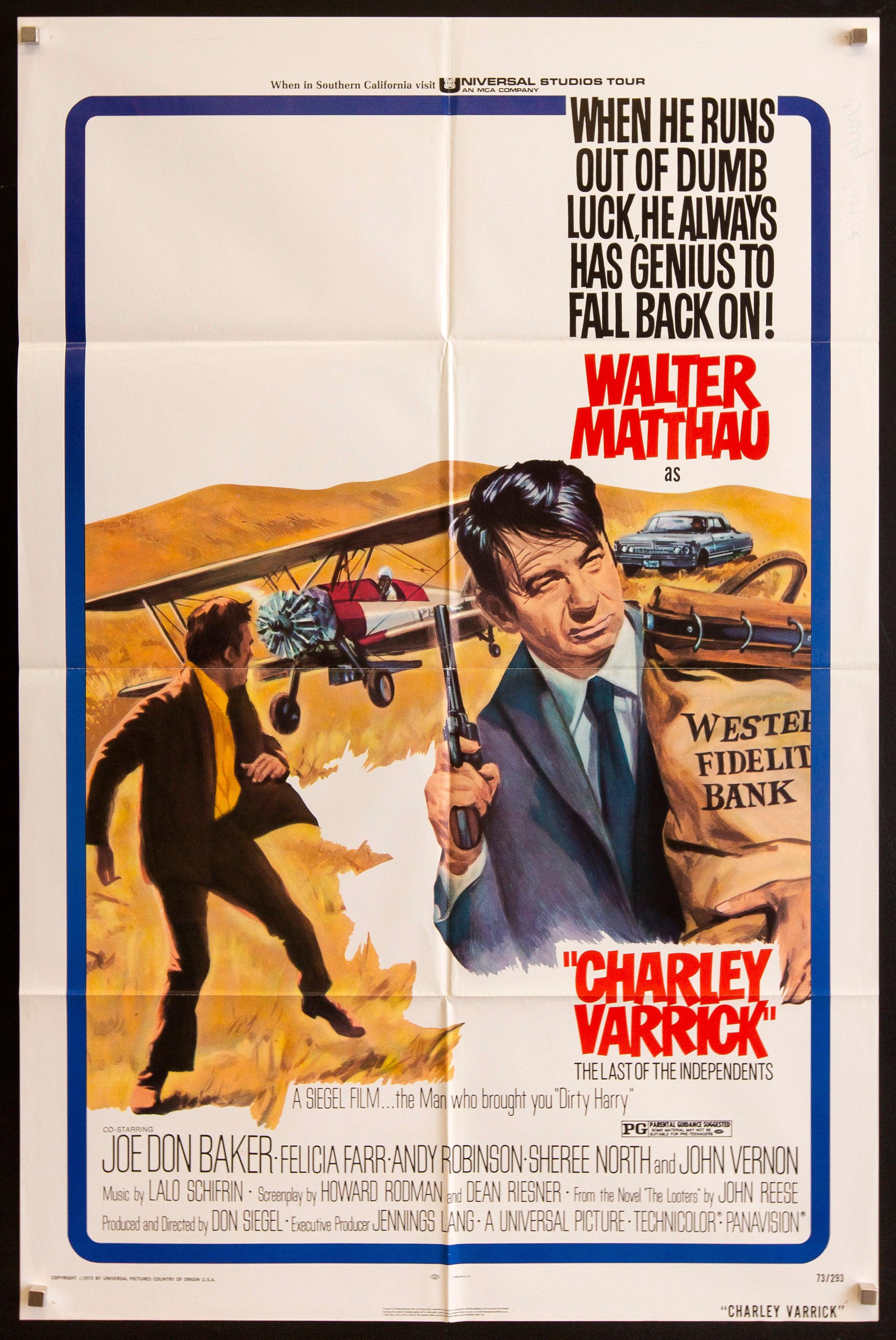 Charley Varrick Movie Poster 1973 1 Sheet (27x41)