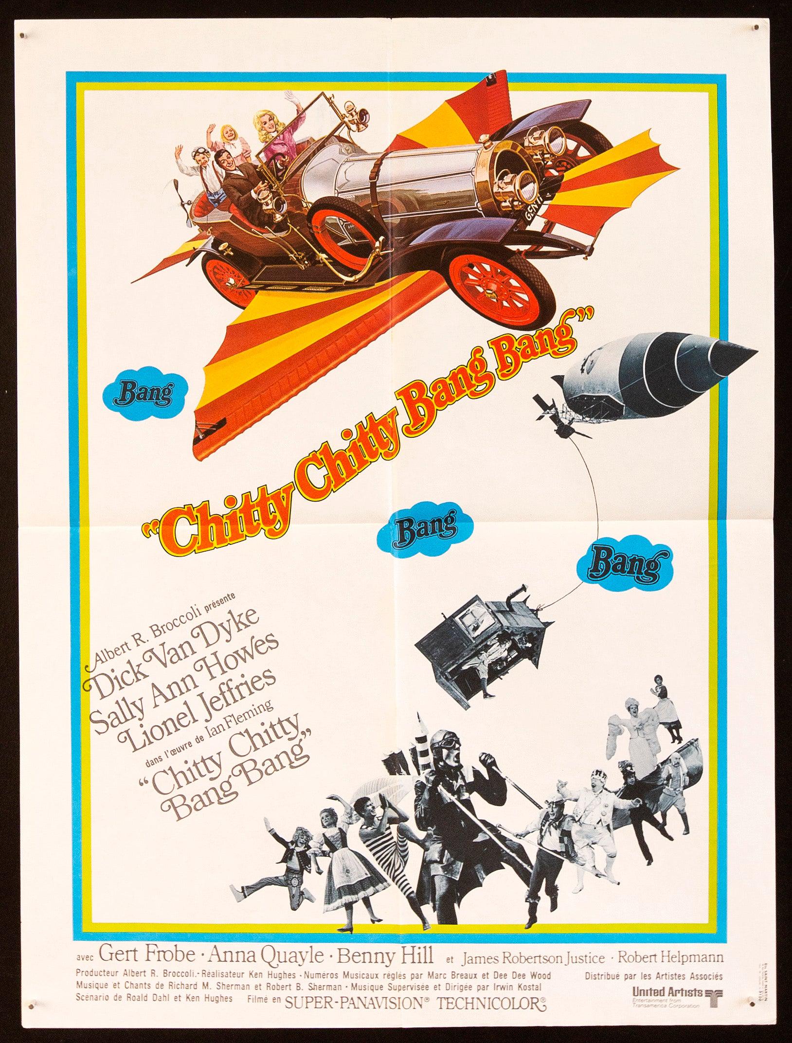 Chitty Chitty Bang Bang Movie Poster 1969 French small (23x32)