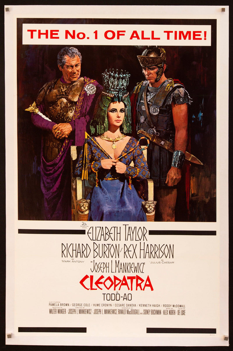 Cleopatra Movie Poster 1963 1 Sheet (27x41)