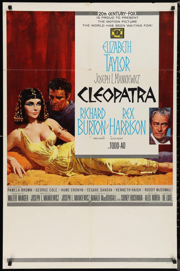 Cleopatra Movie Poster 1963 1 Sheet (27x41)