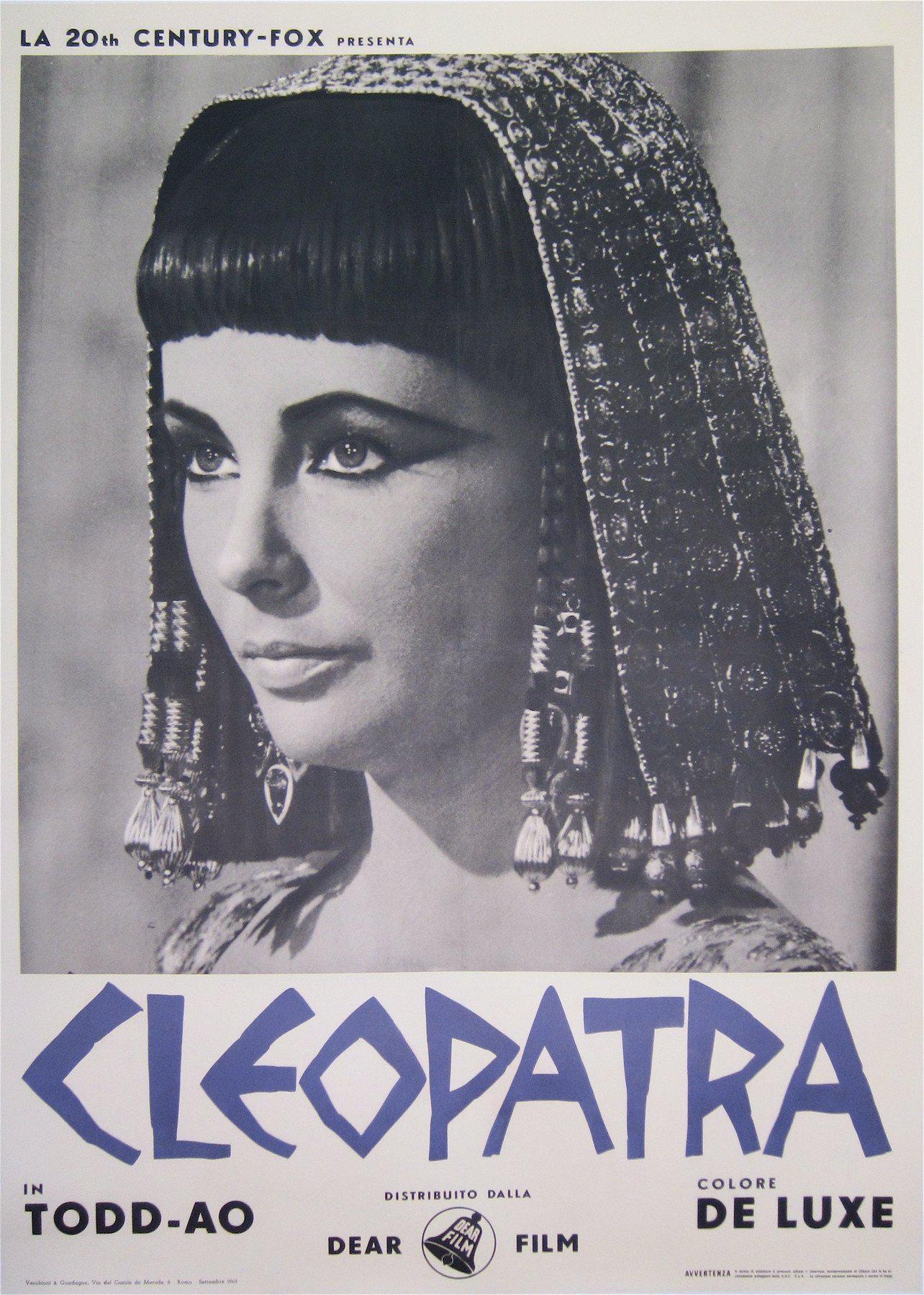 Cleopatra Movie Poster 1963 Italian 2 foglio (39x55)