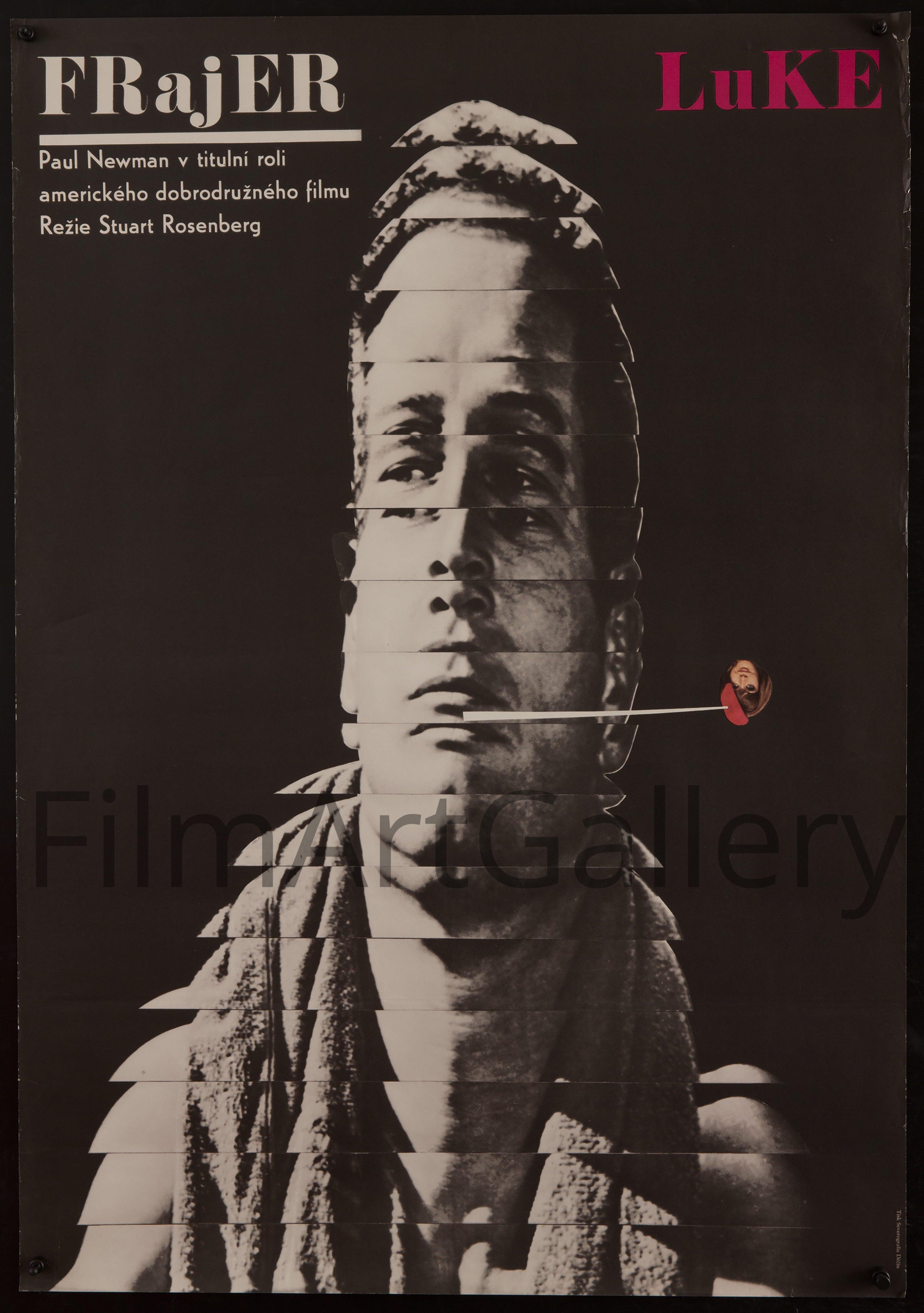 Cool Hand Luke Movie Poster 1967 Czech (23x33)