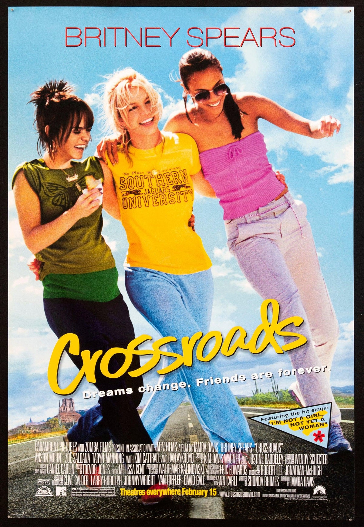 Crossroads Movie Poster 2002 1 Sheet (27x41)