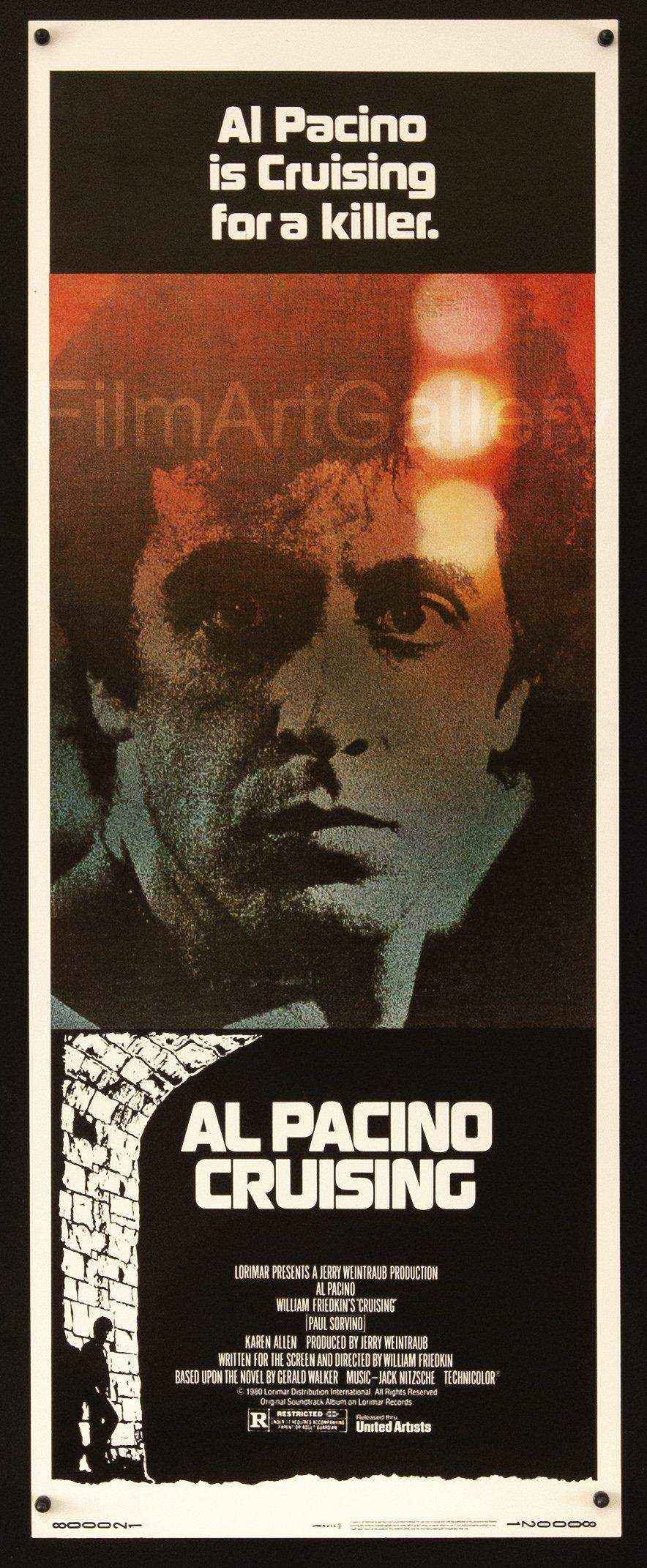 Cruising Movie Poster 1980 Insert (14x36)