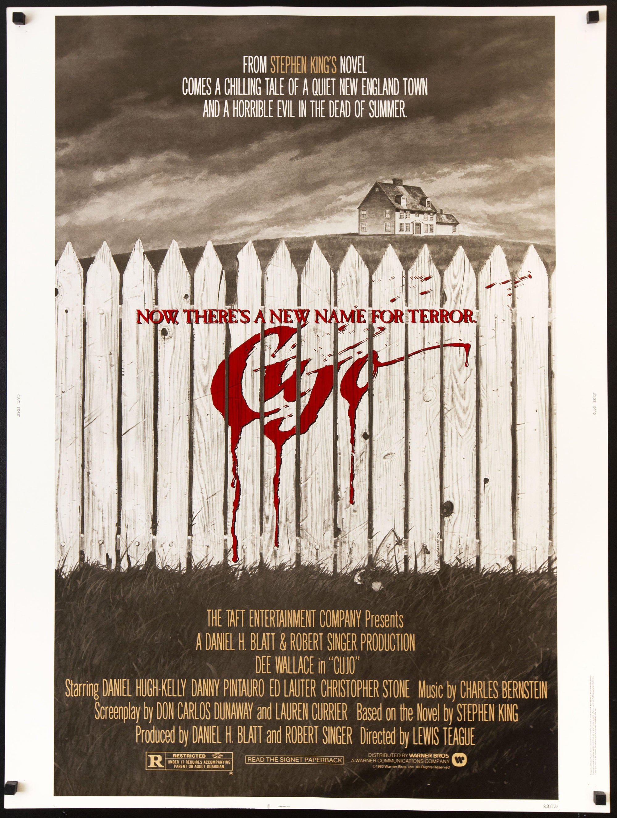 Cujo Movie Poster 1983 30x40