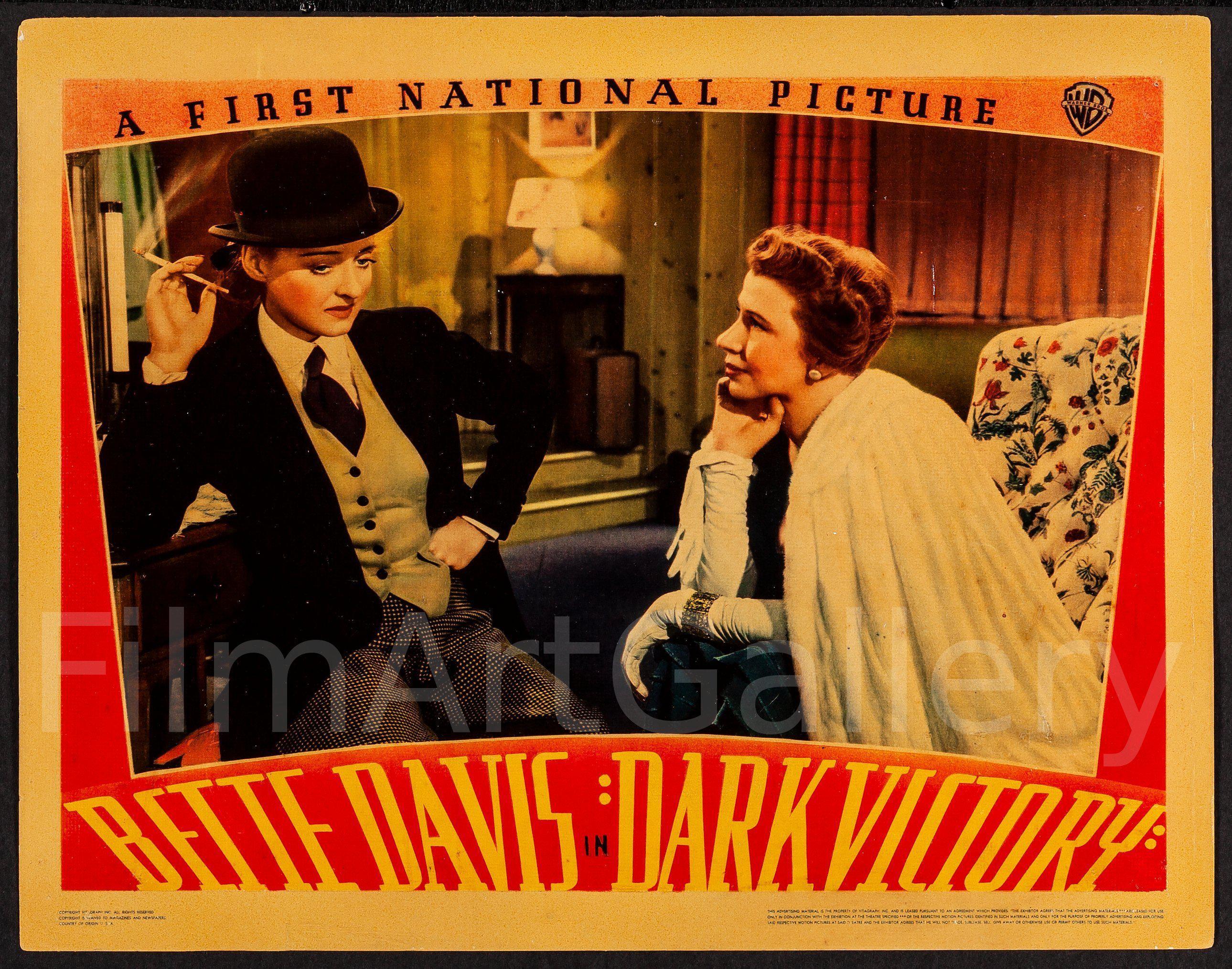 Dark Victory Movie Poster 1939 Lobby Card (11x14)