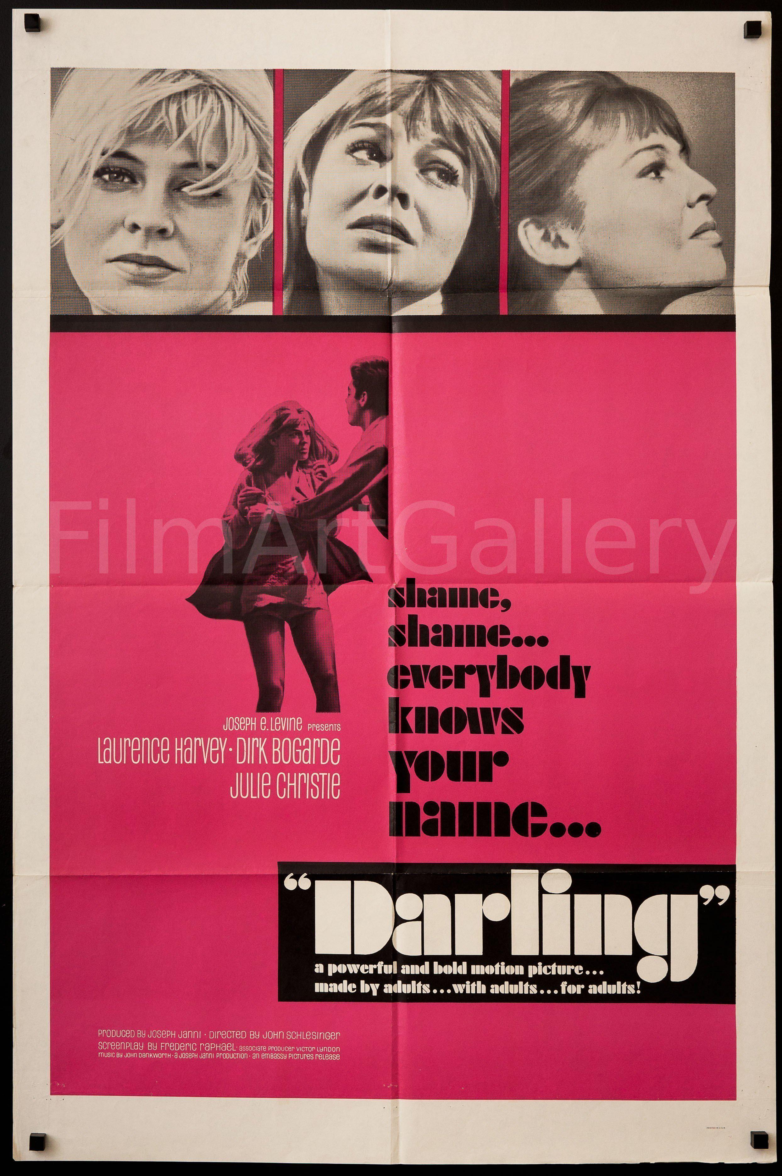 Darling Movie Poster 1965 1 Sheet (27x41)