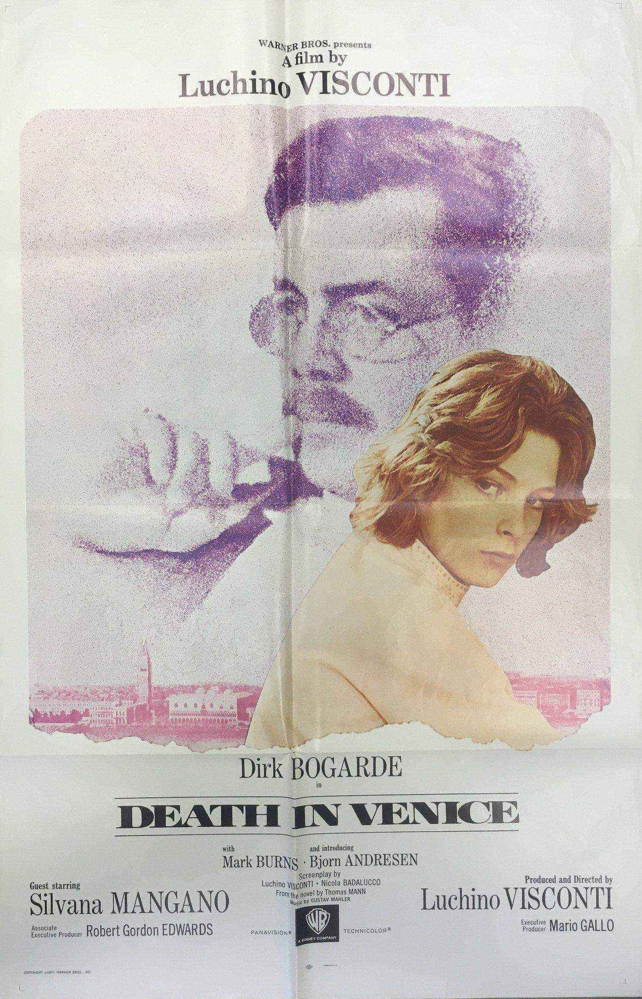 Death in Venice Movie Poster 1971 1 Sheet (27x41)