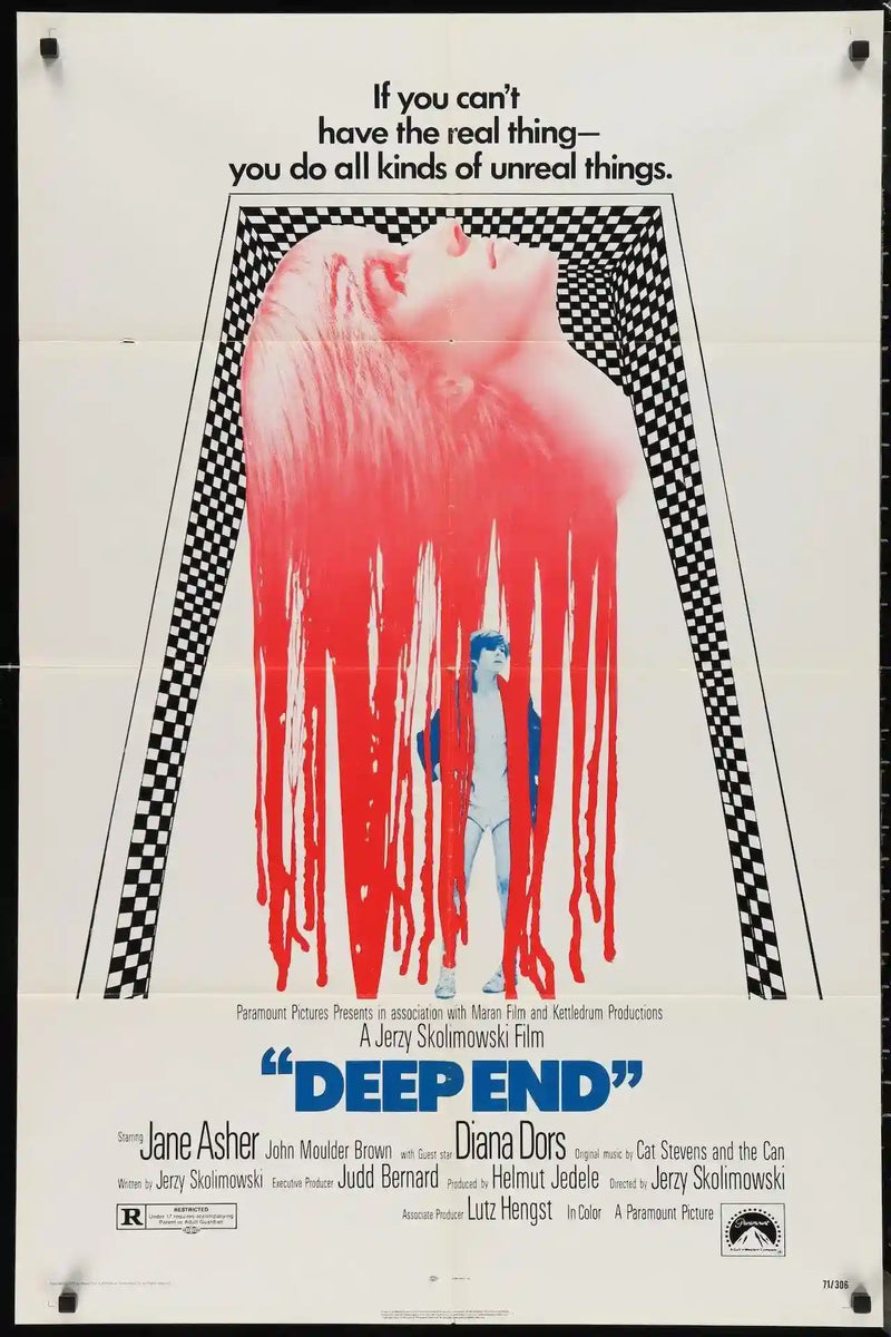 Deep End Movie Poster 1971 1 Sheet (27x41)