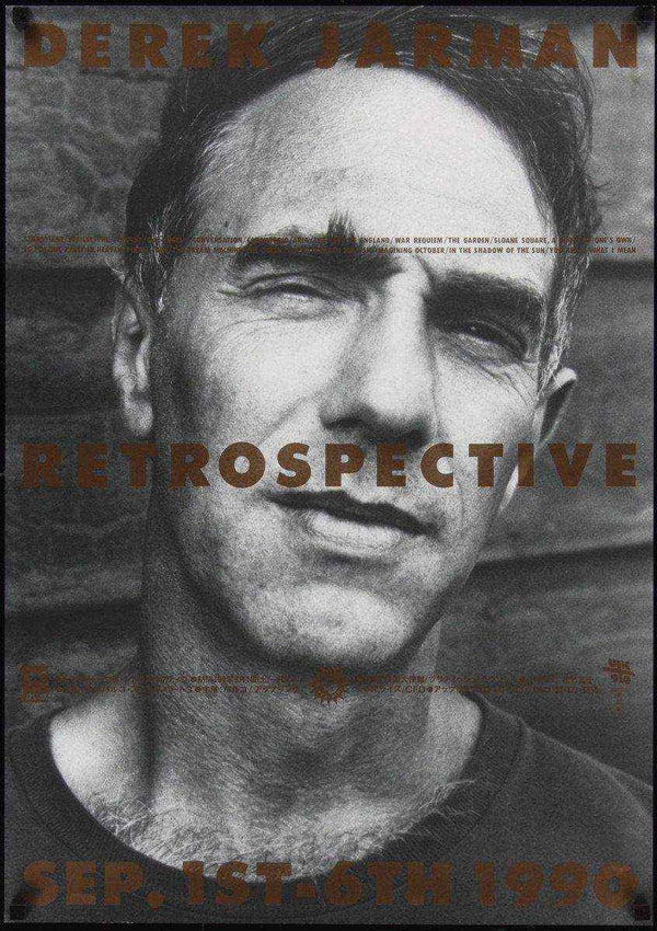 Derek Jarman retrospective Movie Poster 1990 Japanese 1 panel