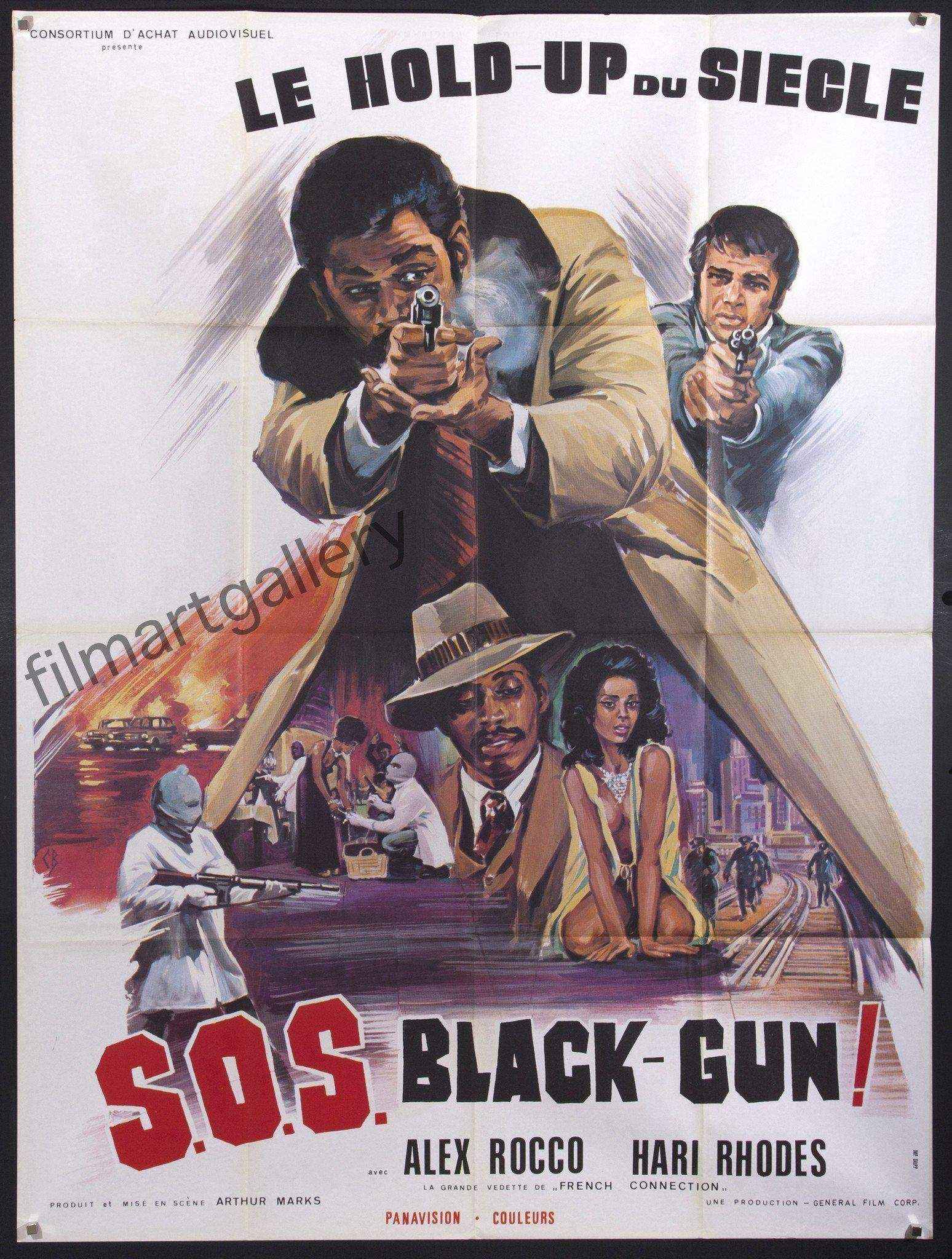 Detroit 9000 Movie Poster 1975 French 1 panel (47x63)