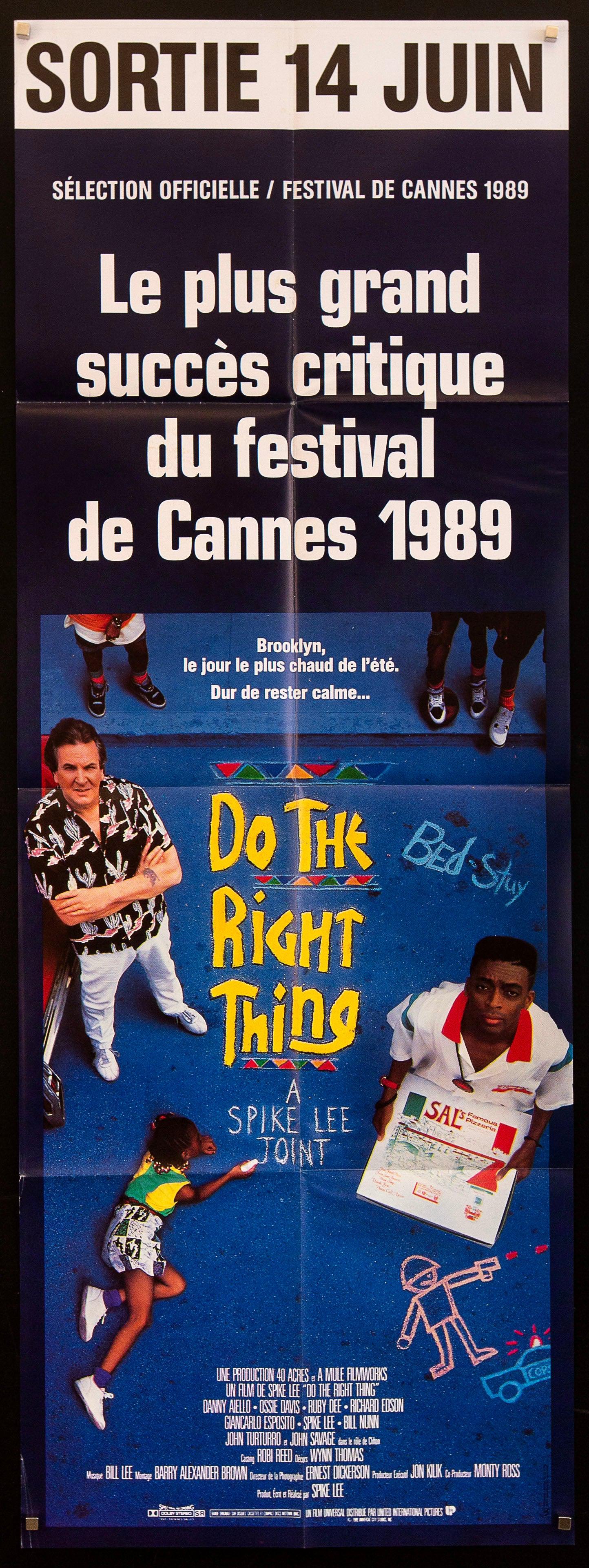 Do The Right Thing Movie Poster 1989 Door Panel (20x60)