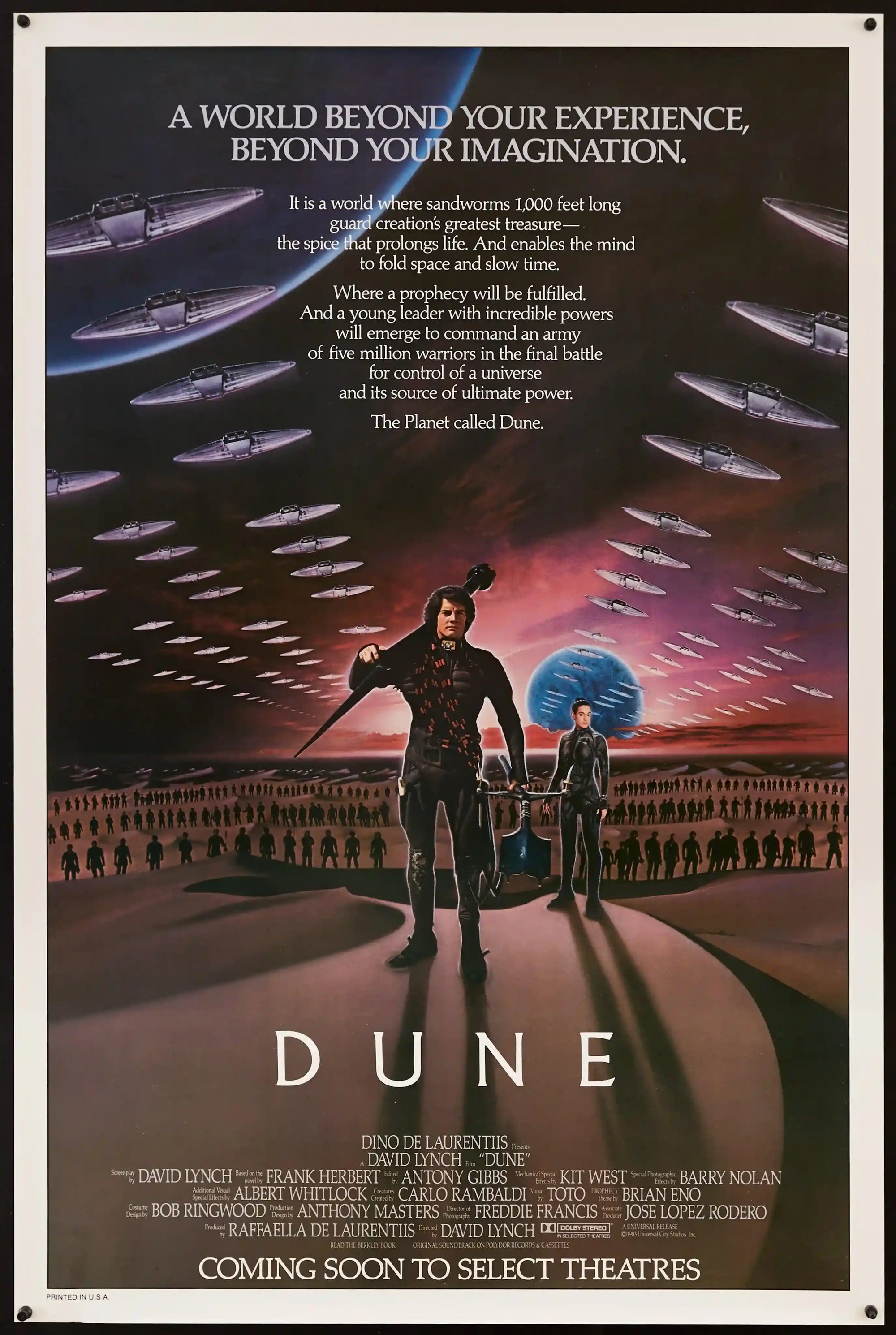 Dune Movie Poster 1984 1 Sheet (27x41)